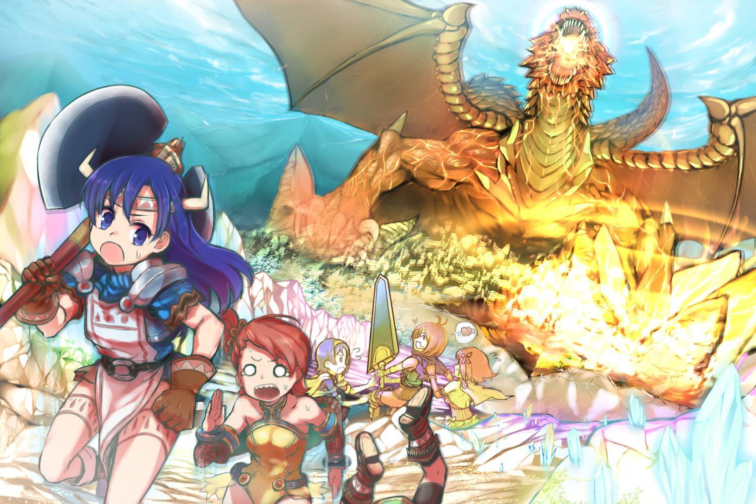 Level 1 party versus red dragon. | Scrolller