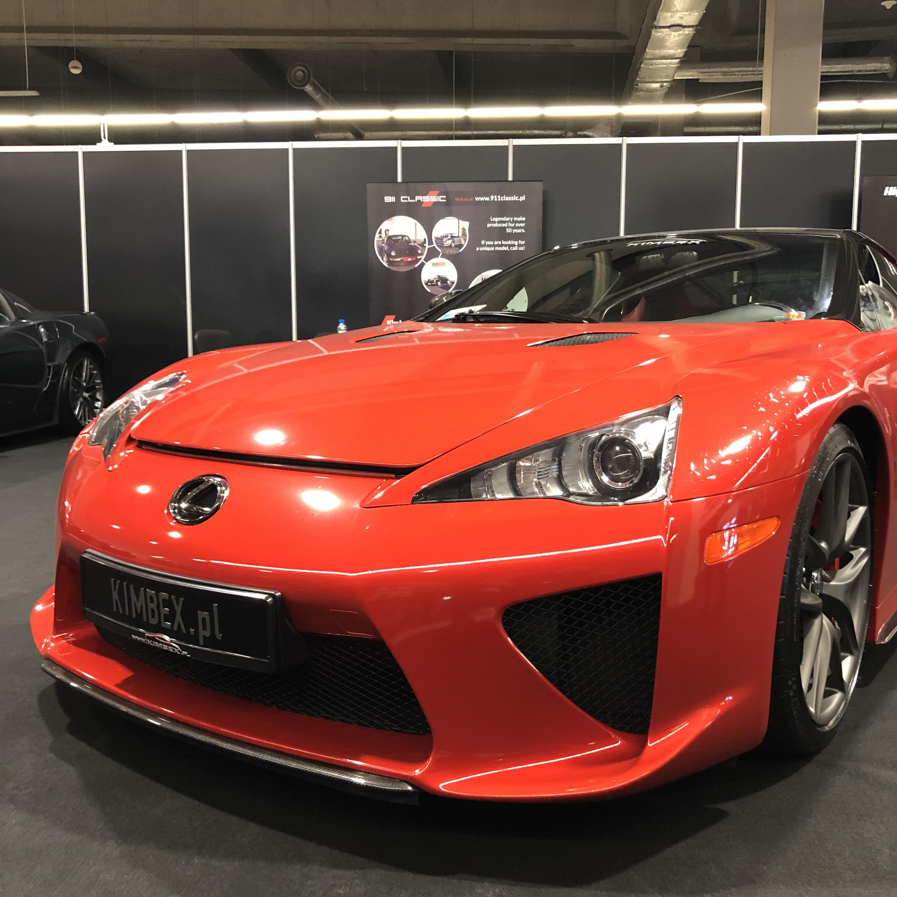 [Lexus LFA] @ Warsaw Motor Show. No 3 out of 500. Absolutely stunning, and the owner allowed me ...