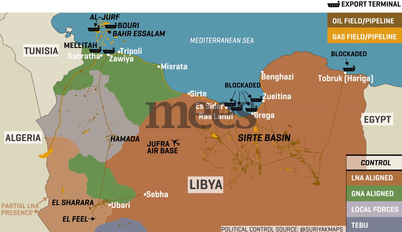 Libya: Key Oil & Gas Infrastructure | Scrolller