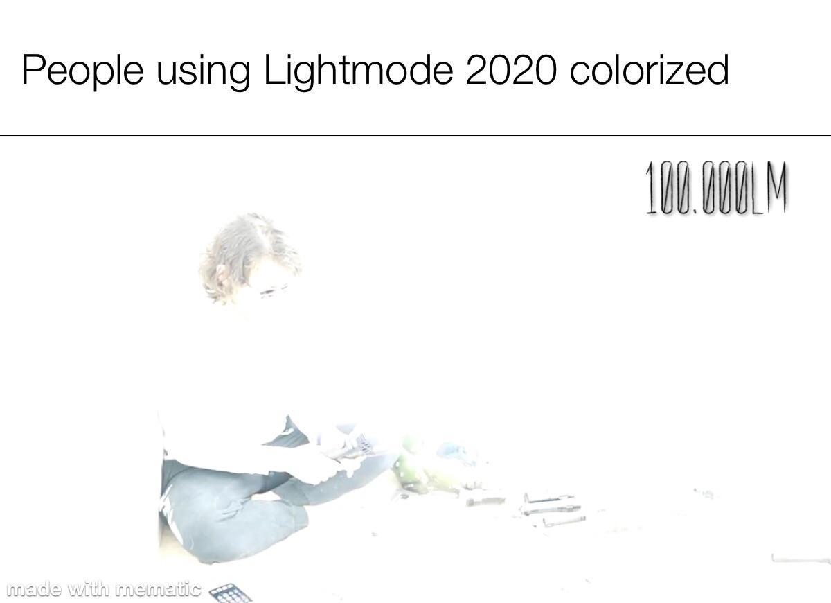 Lightmode? more like burning your eyes to death | Scrolller