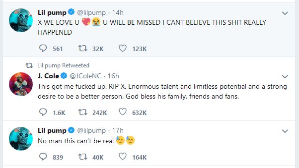 Lil Pump's reaction to XXXTentacion's death | Scrolller