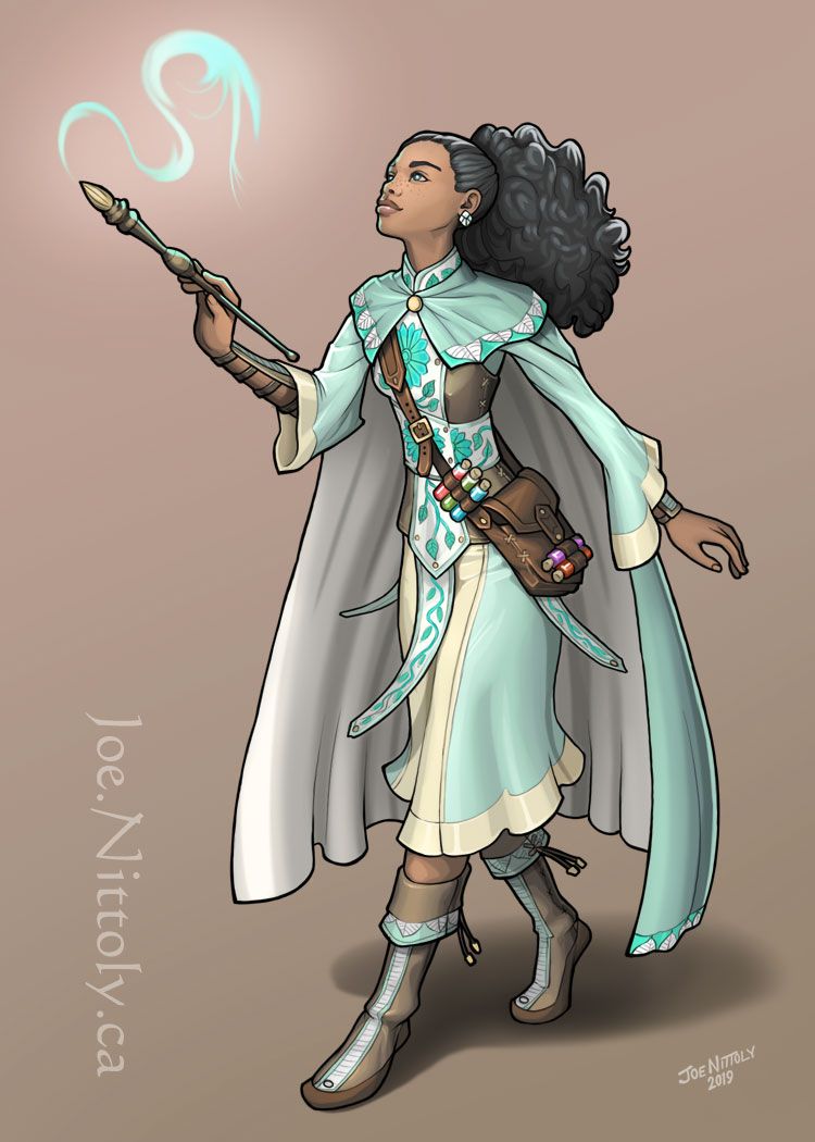 Liliana Trueheart, Wizard/Bard by Joe Nittoly | Scrolller