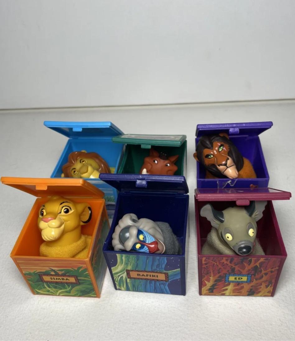 Lion King Finger Puppets - Burger King (1995) | Scrolller