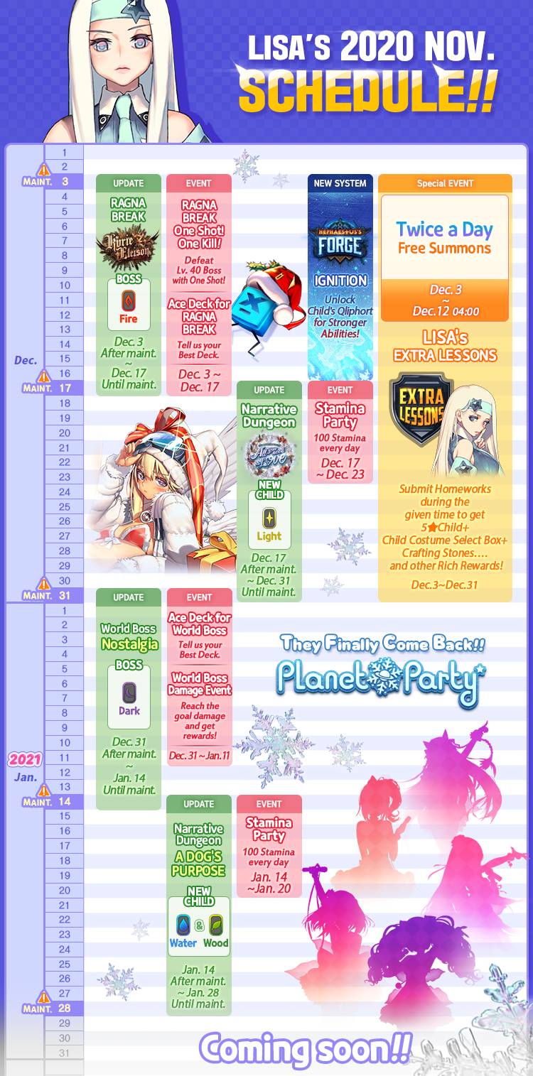 Lisa's Upcoming Schedule Calendar | Scrolller