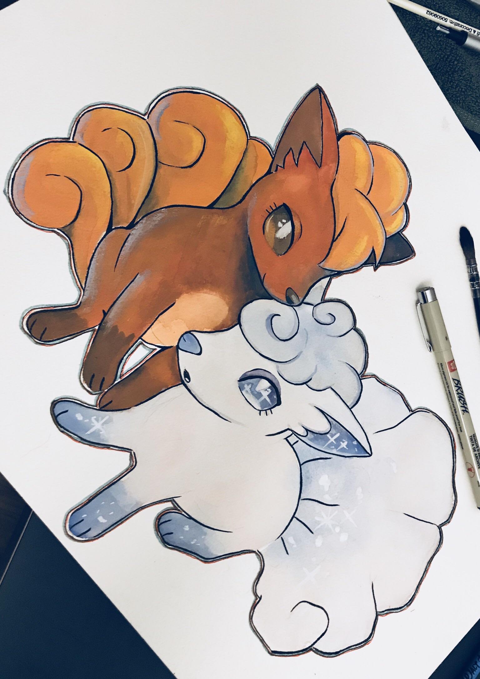 Little Vulpix and Alolan Vulpix! | Scrolller