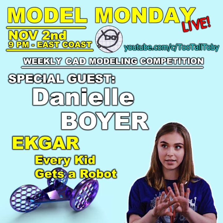 Livestream tonight - 3D CAD Challenges - Special Guest! | Scrolller