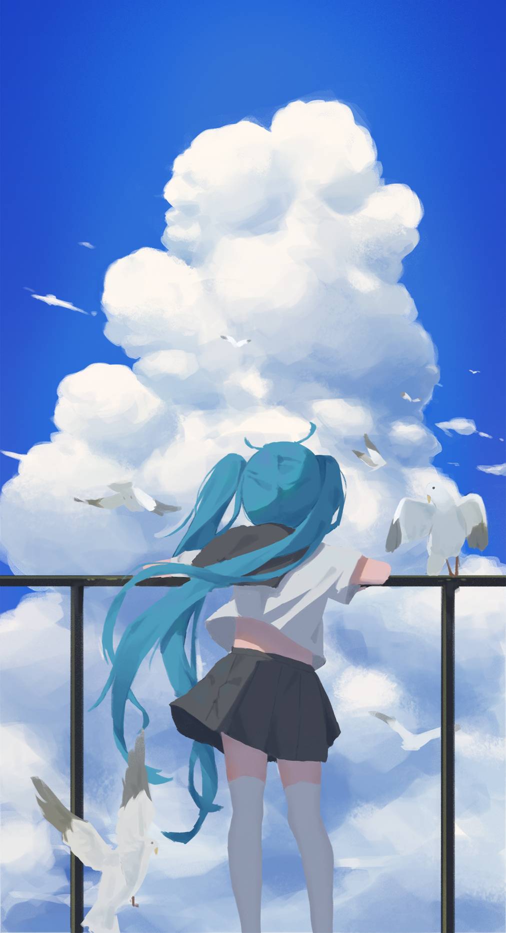 Looking at clouds | Scrolller