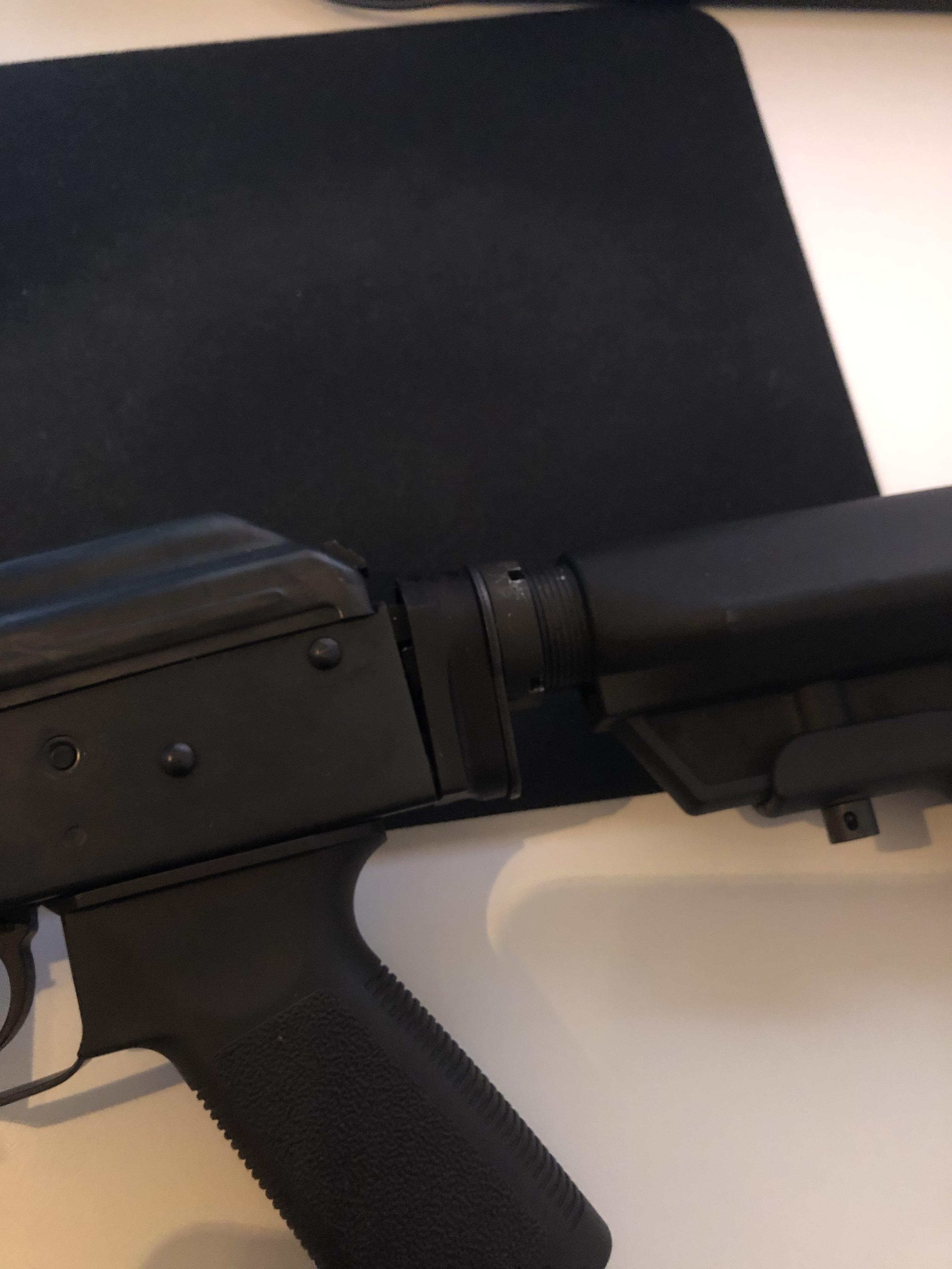 Loose buffer tube on E&L AK | Scrolller