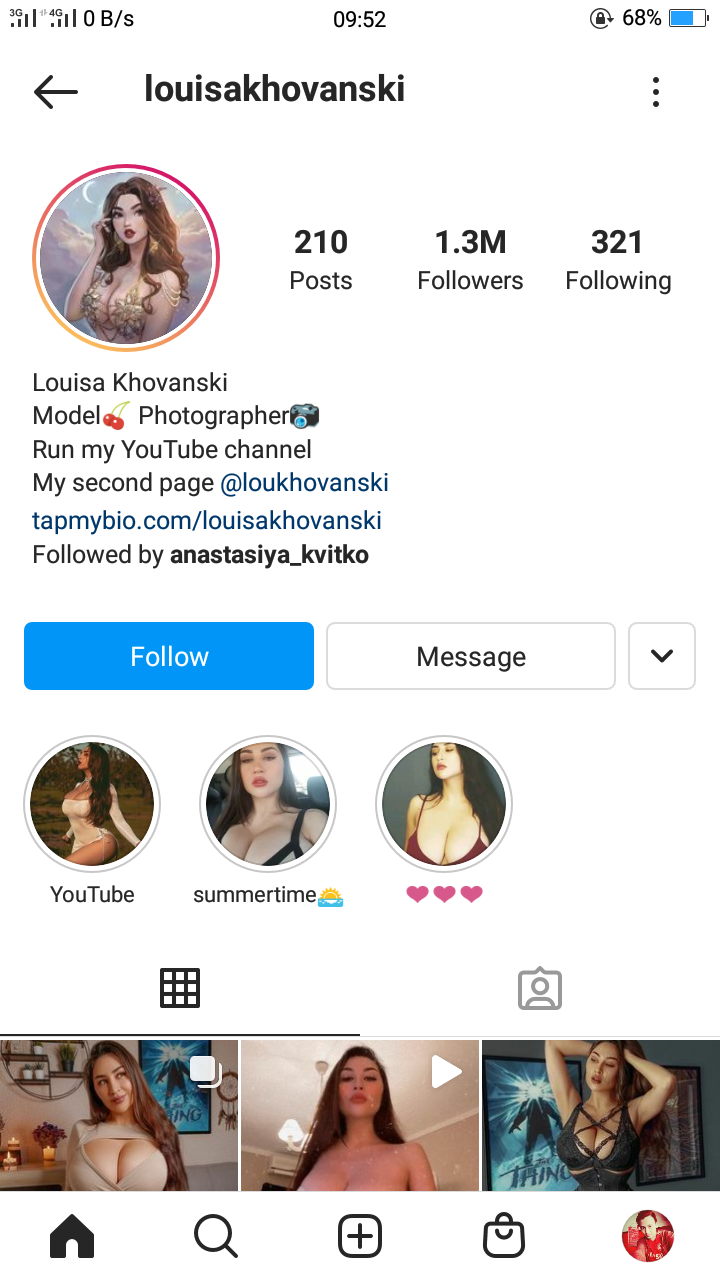 Louisa khovansi add her | Scrolller