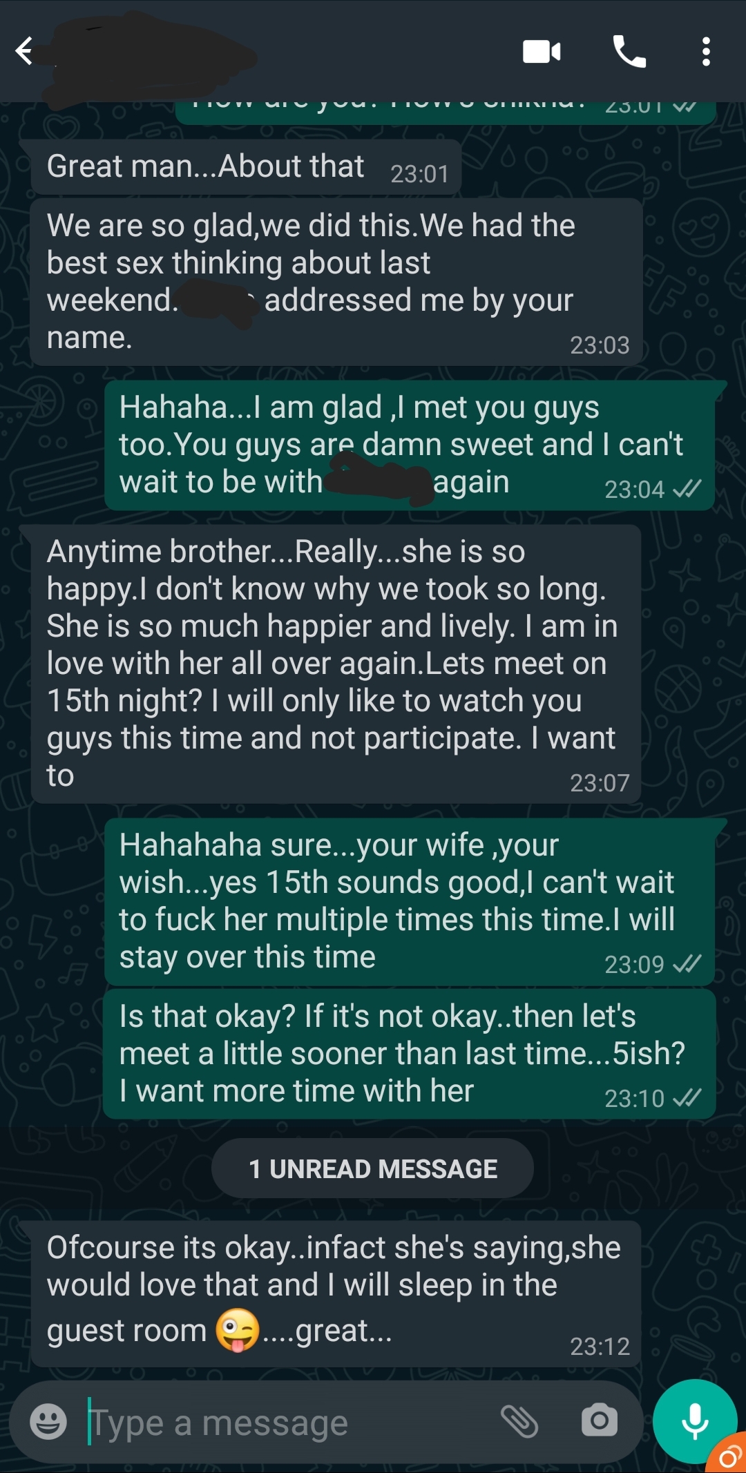 [M] Wonderful new cuck,well mannered gentleman who has a Gorgeous wife.Love these pre/post meet ...
