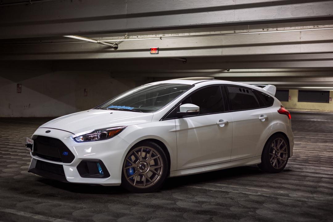 Love how these pics came out! Bronze wheels pop nice in the Frozen White! | Scrolller