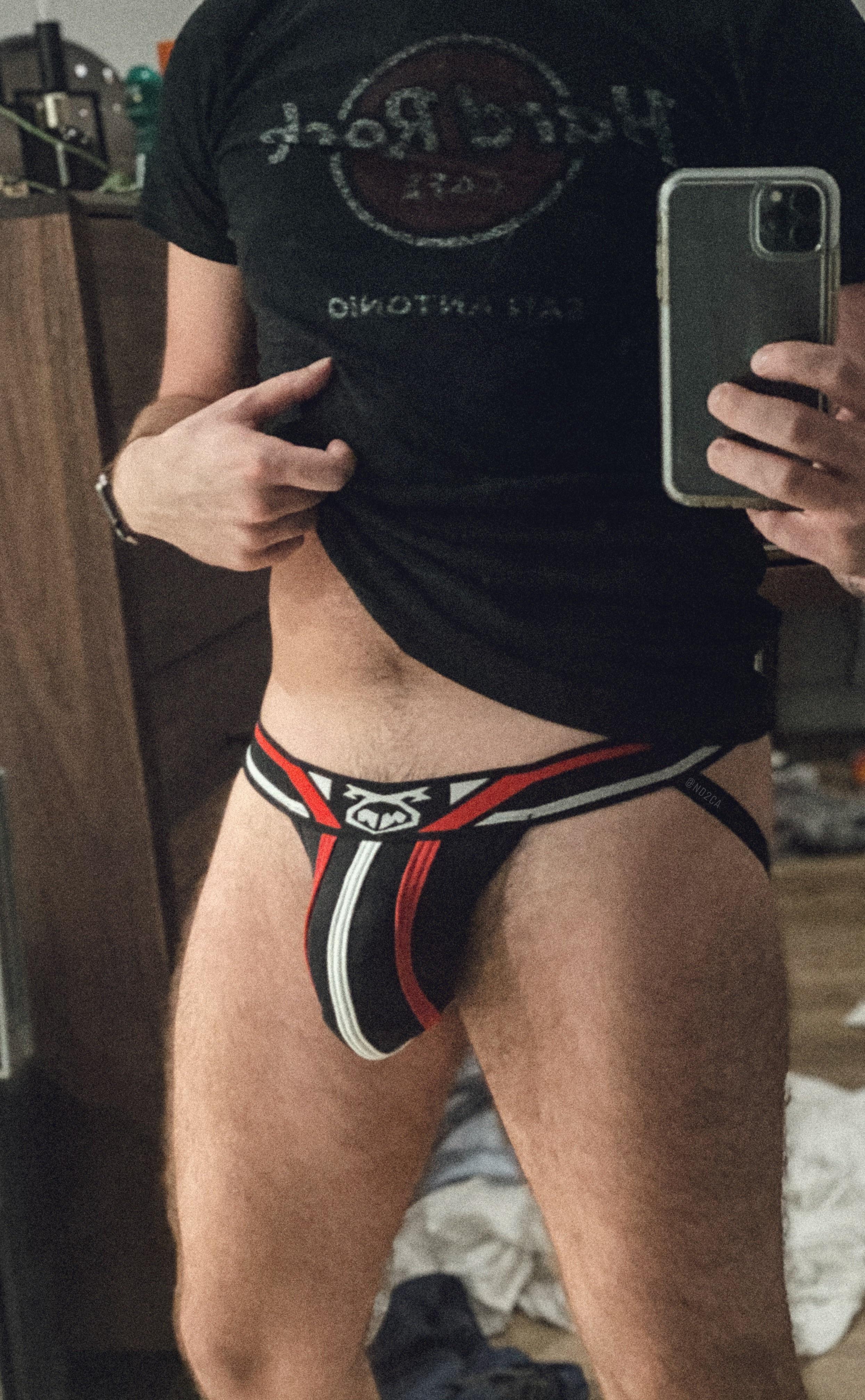 Discover more like Jockstraps: Love how this jock makes my bulge look! and Related Content ...