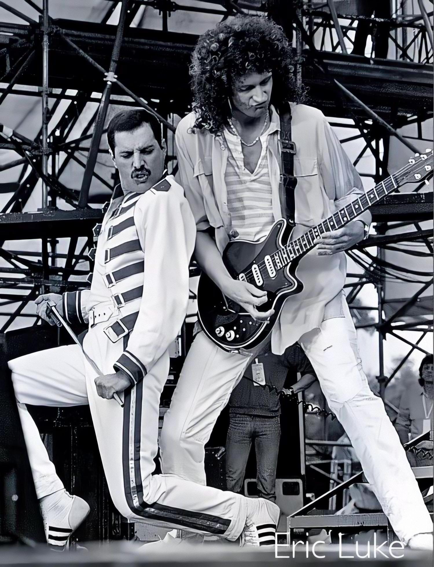 Love this photo of Freddie and Brian! | Scrolller