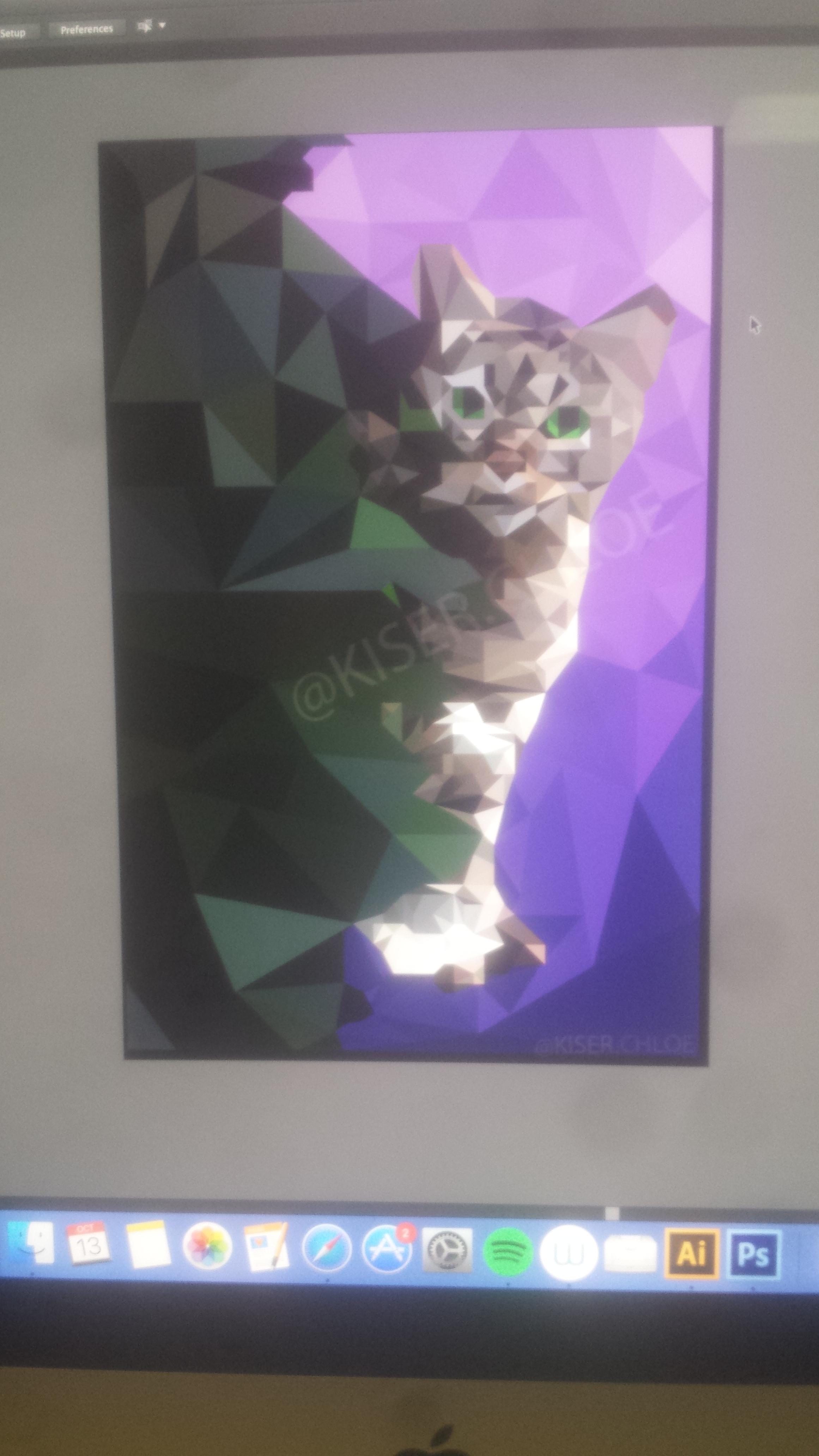 Low-poly cat | Scrolller