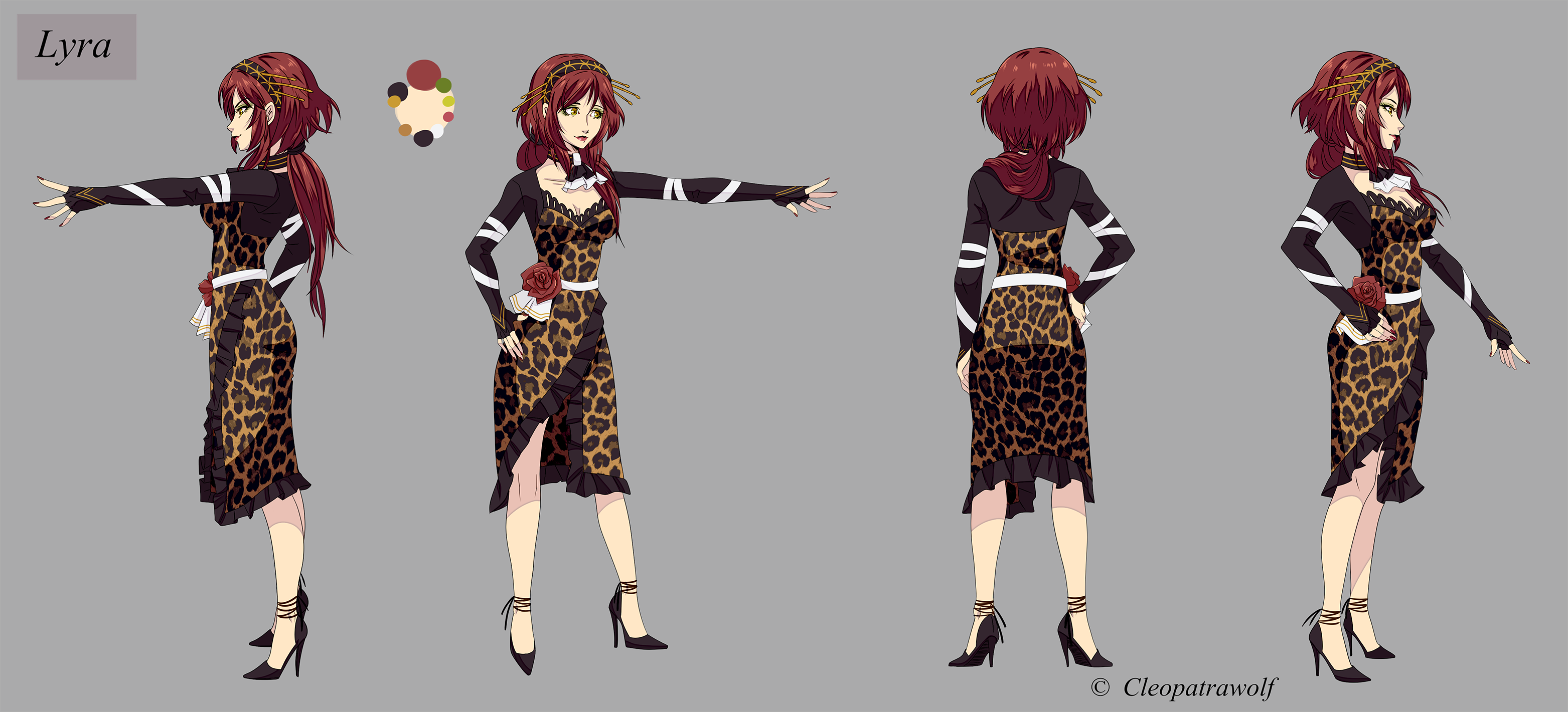 Lyra Reference Sheet | Scrolller