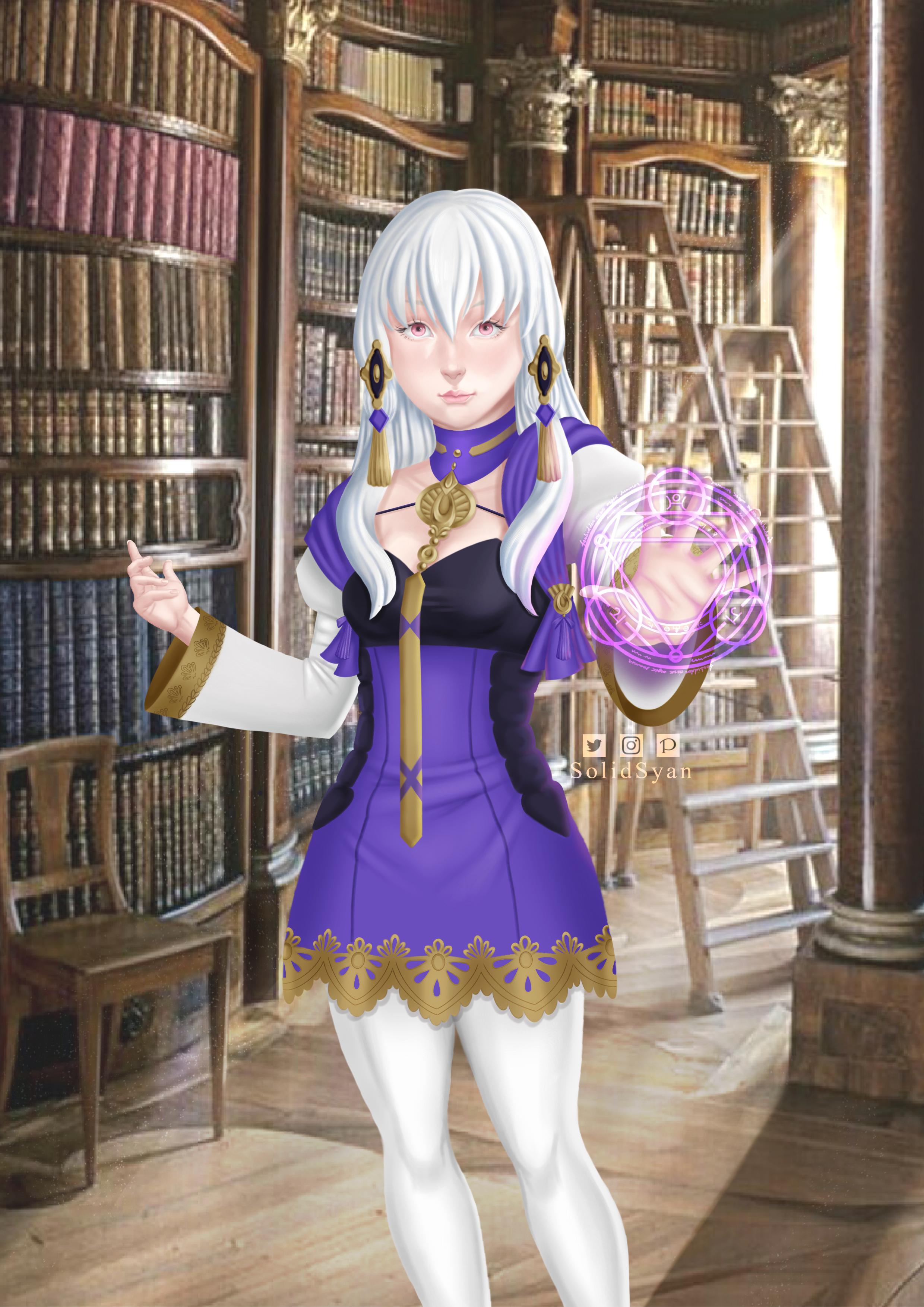 Lysithea practicing magic | Scrolller