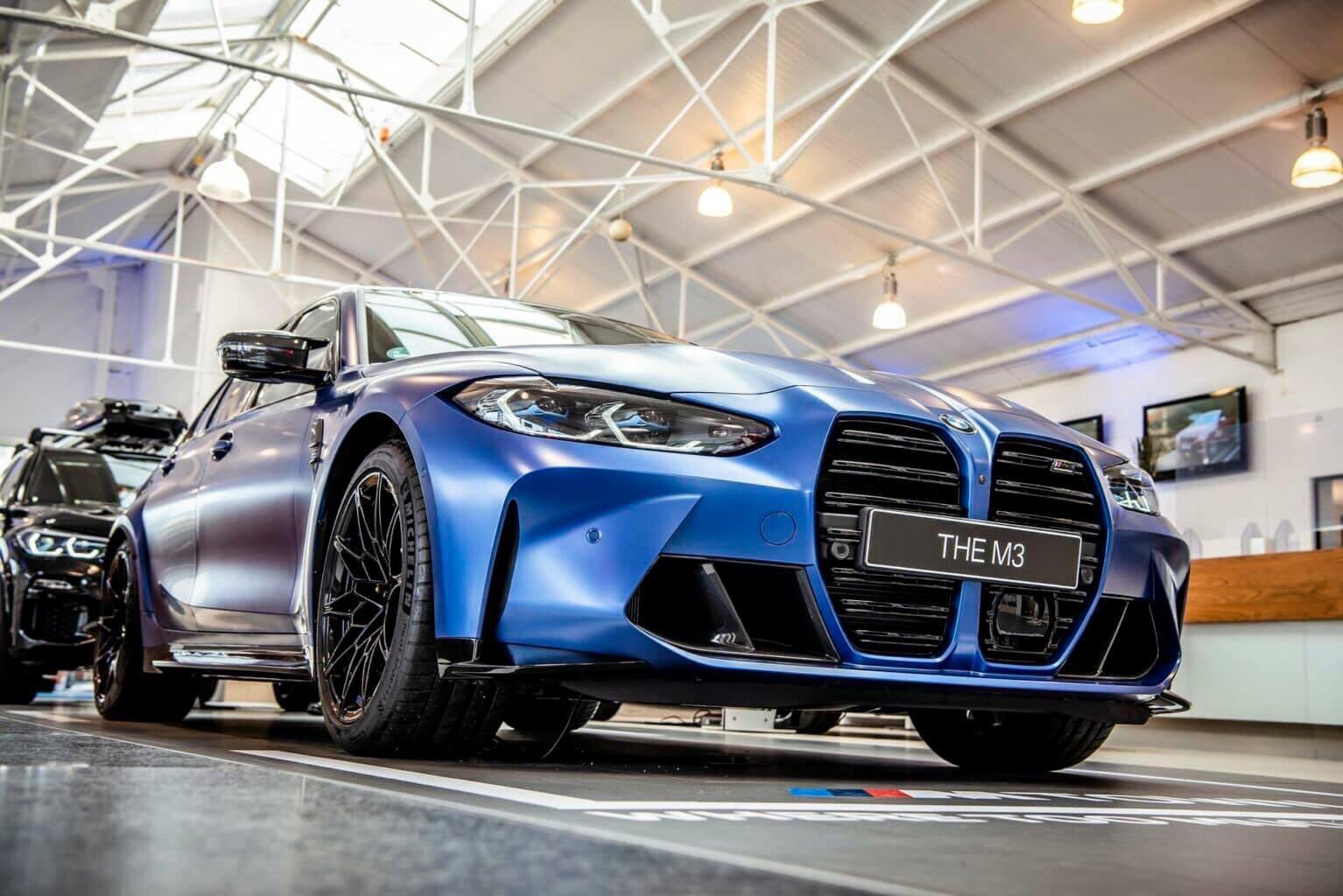 ///M3 G80 with Frozen Portimao Blue | Scrolller