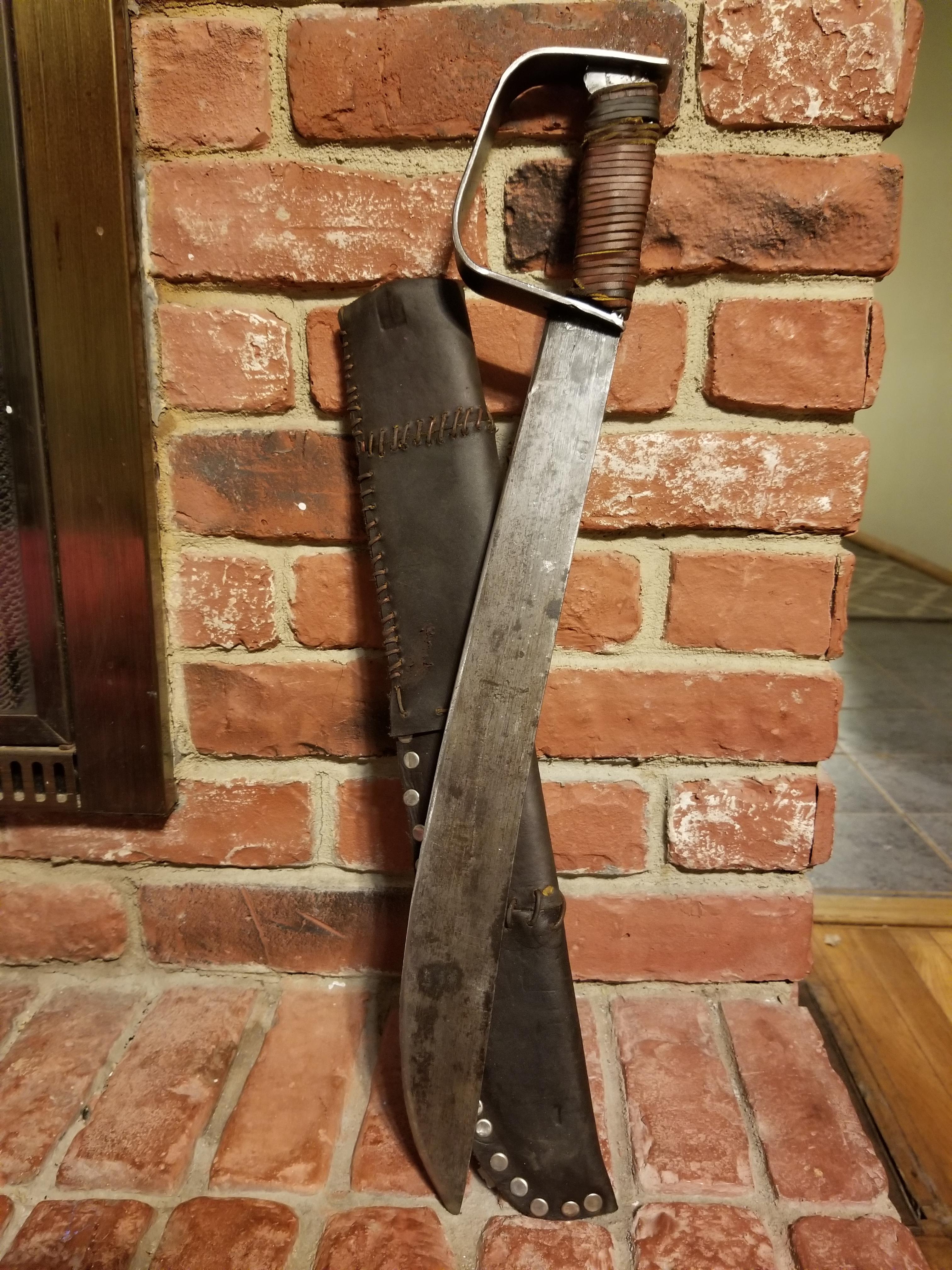 Made a guard for this old machete | Scrolller