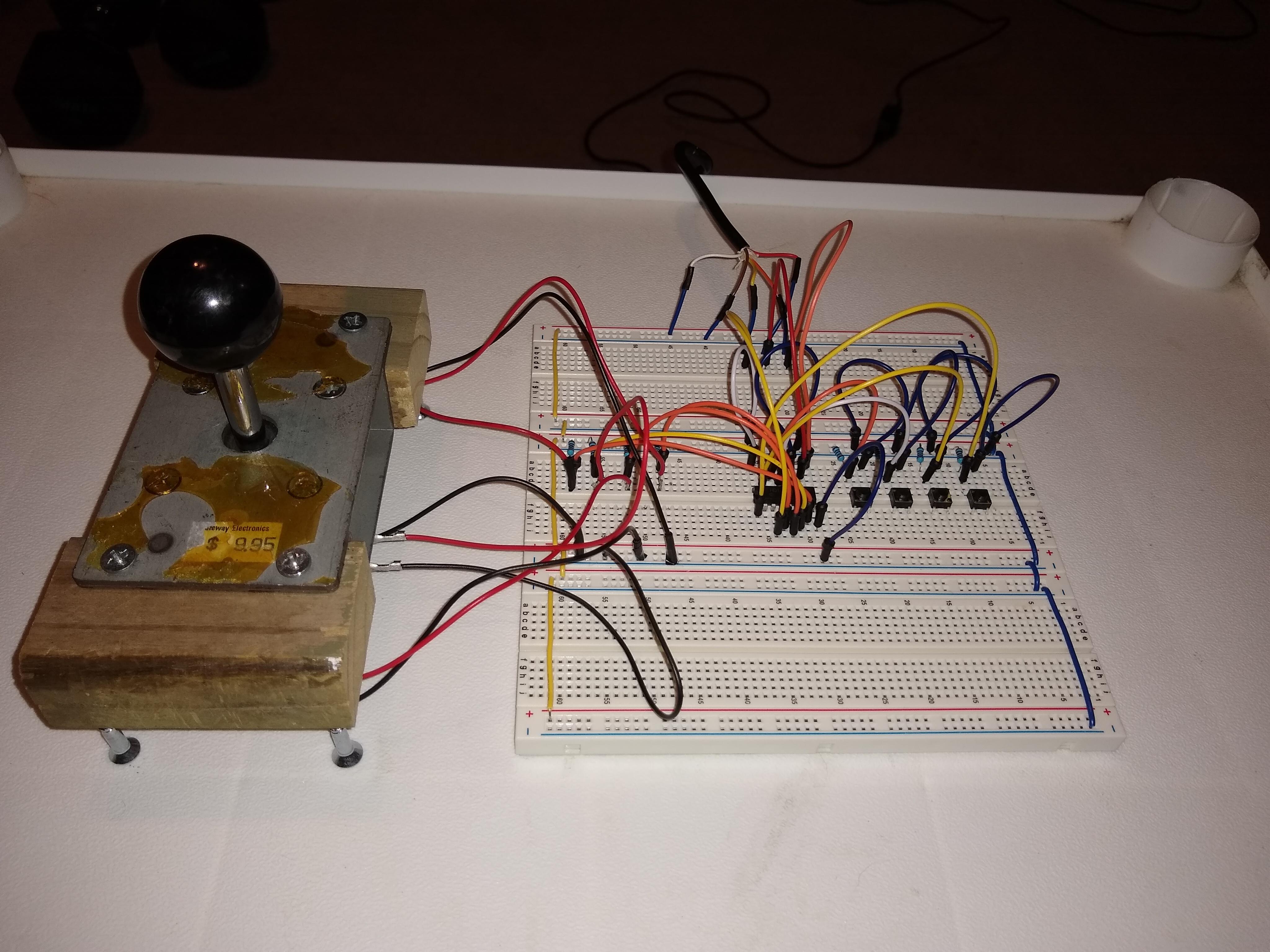 Made an NES controller with a breadboard | Scrolller