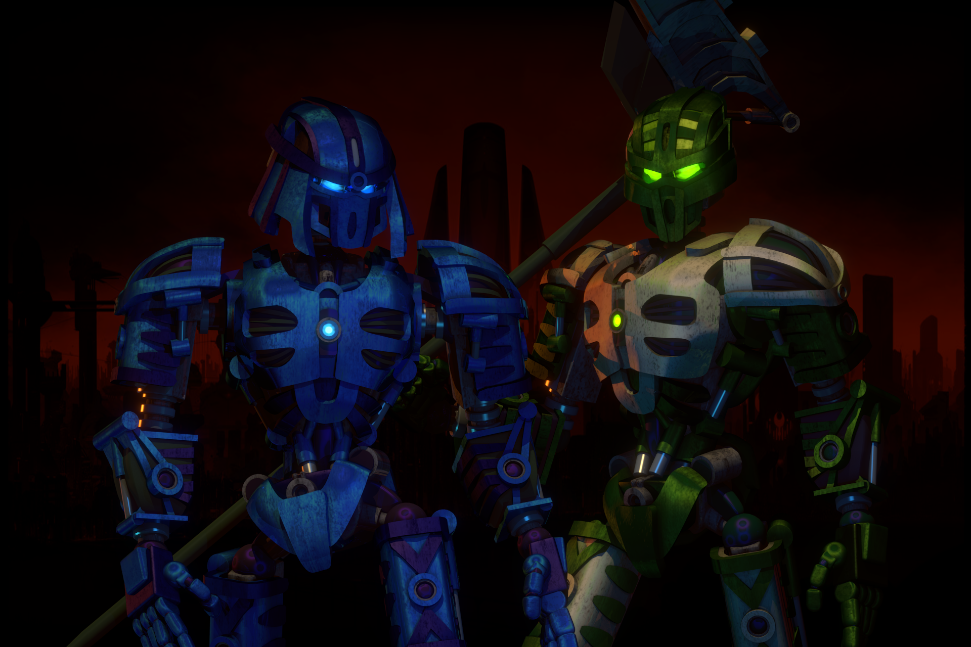 Made some Mirimax-esque character models for Tuyet and Nidhiki last night | Scrolller