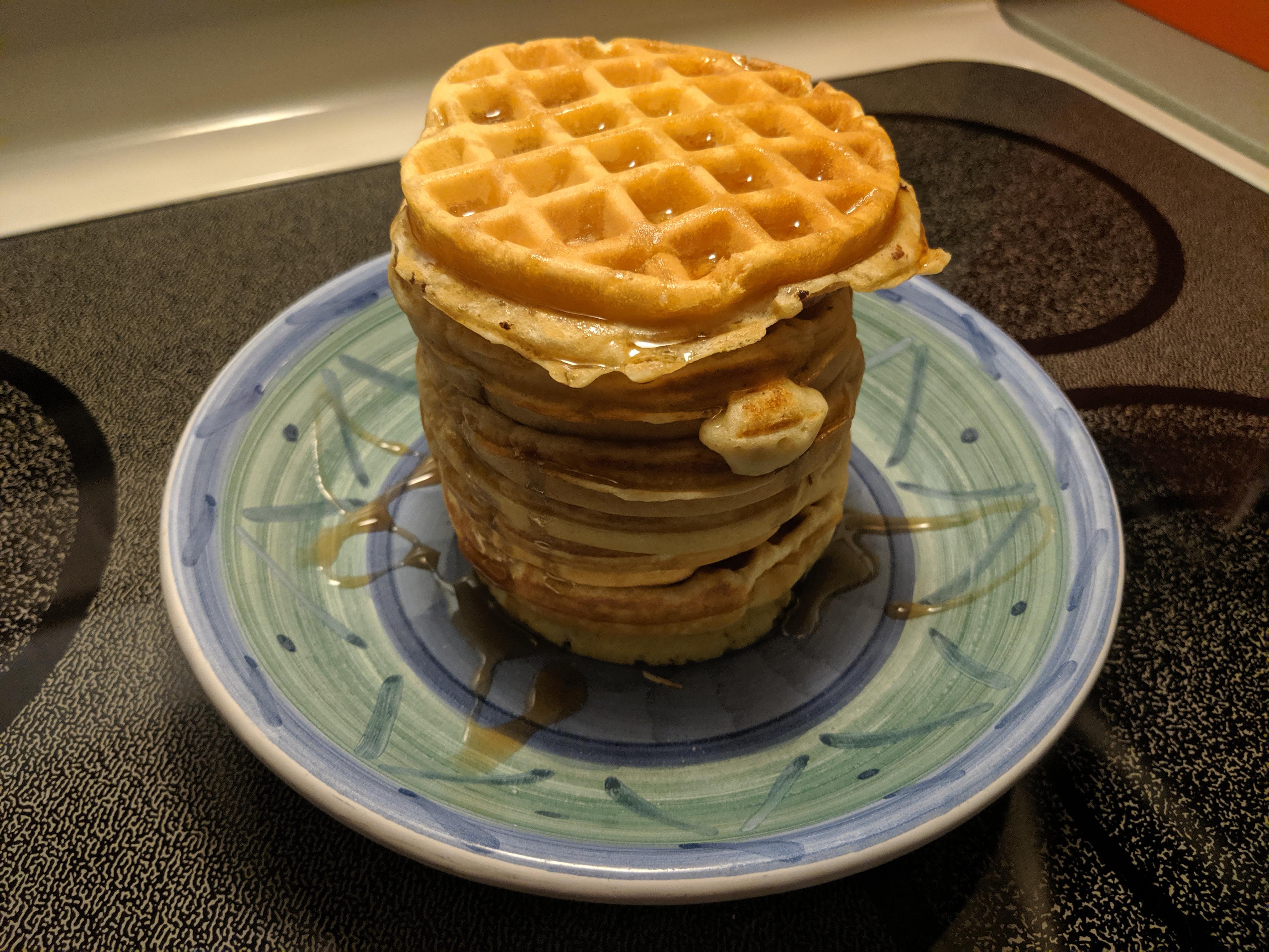 Made some peanut butter waffles | Scrolller
