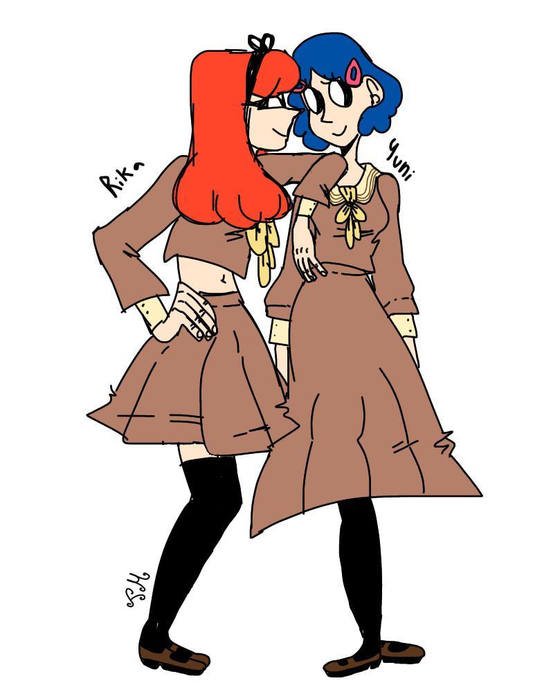 Made two more character designs for the 9 girls | Scrolller