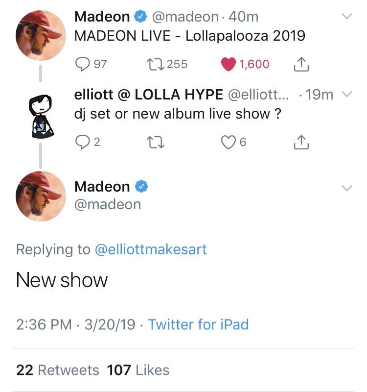 Madeon debuting a new live set @ Lollapalooza | Scrolller