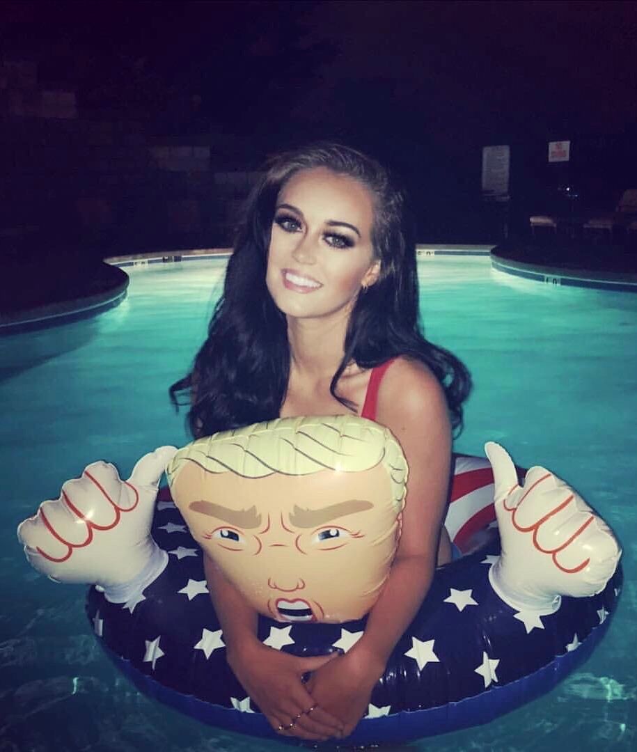 MAGA in the pool | Scrolller