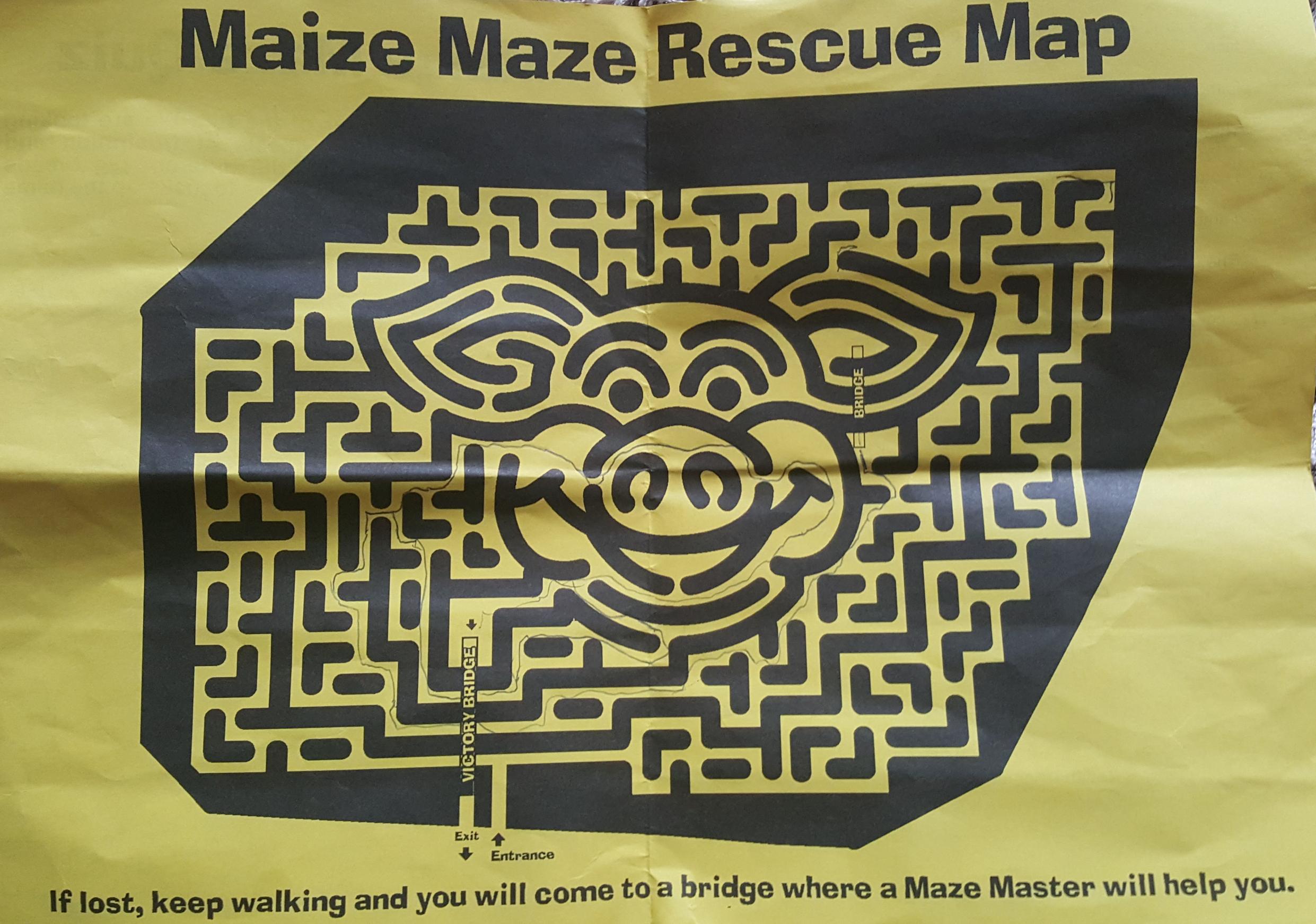 Maize maze map cawthorne Summer 2019 | Scrolller