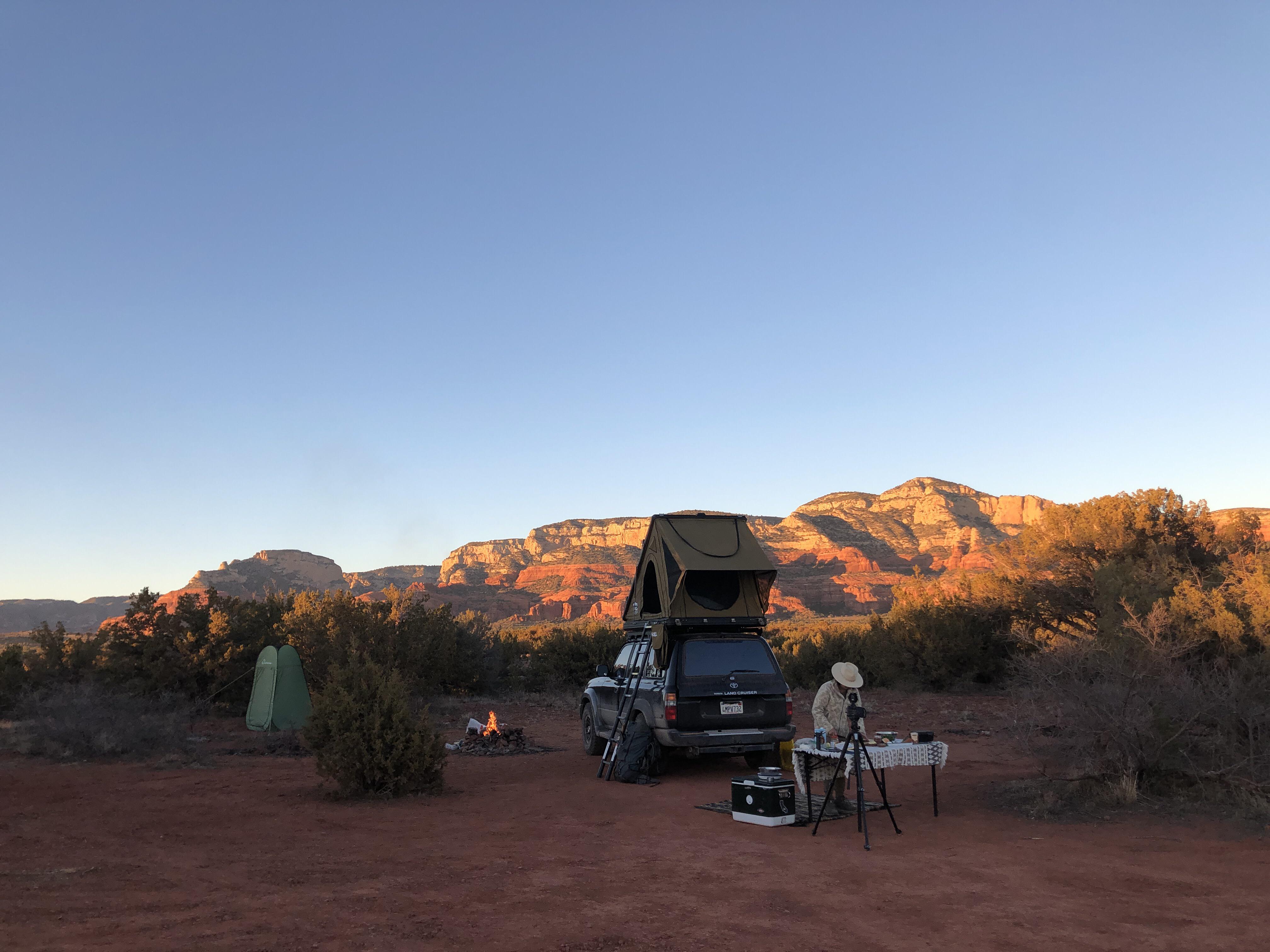 making dinner and enjoying the views in Sedona | Scrolller