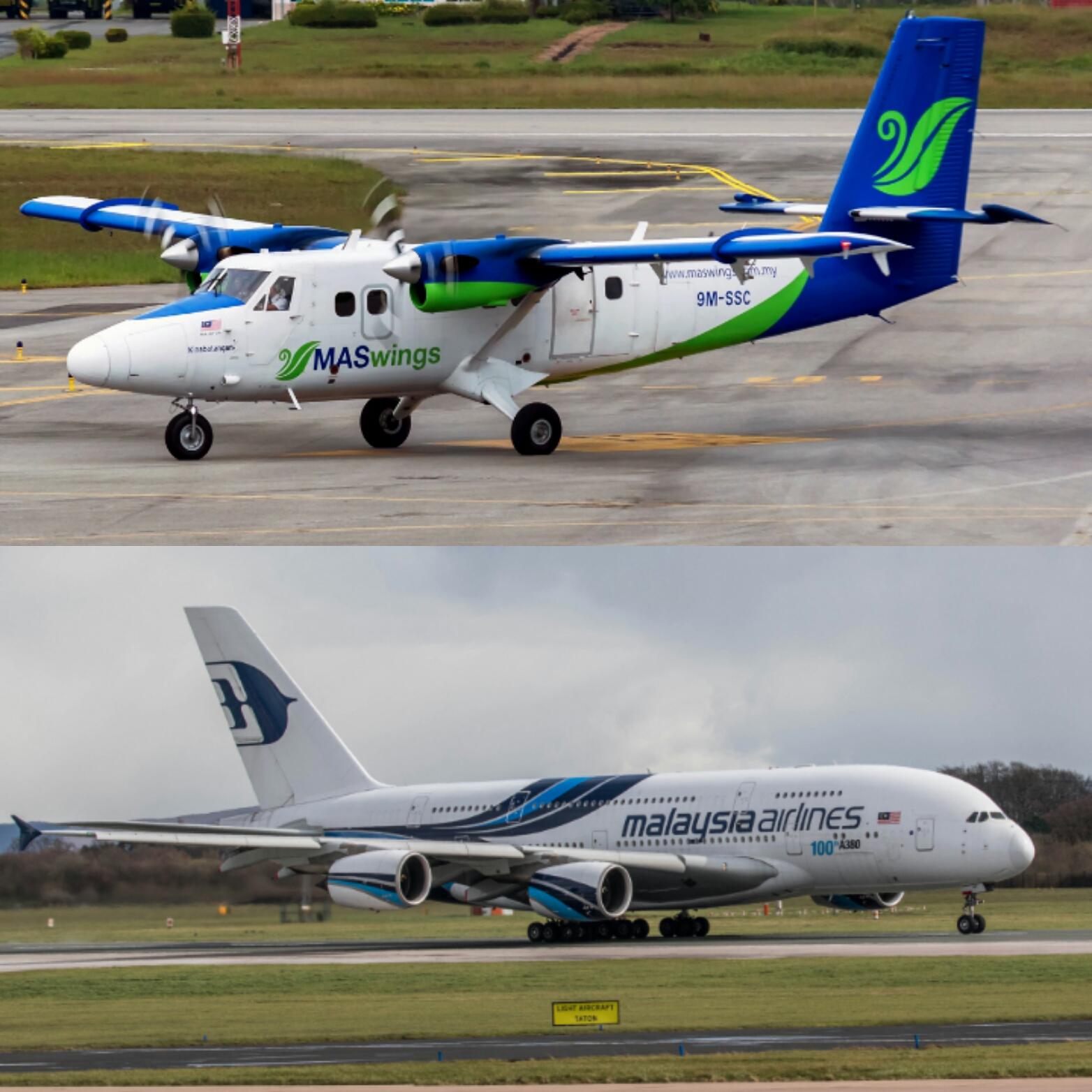 Malaysia Airlines smallest and biggest passenger aircraft | Scrolller