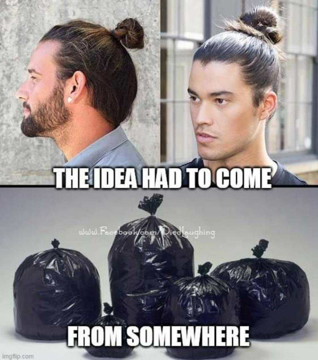 Man bun jokes! So timely and smart. | Scrolller