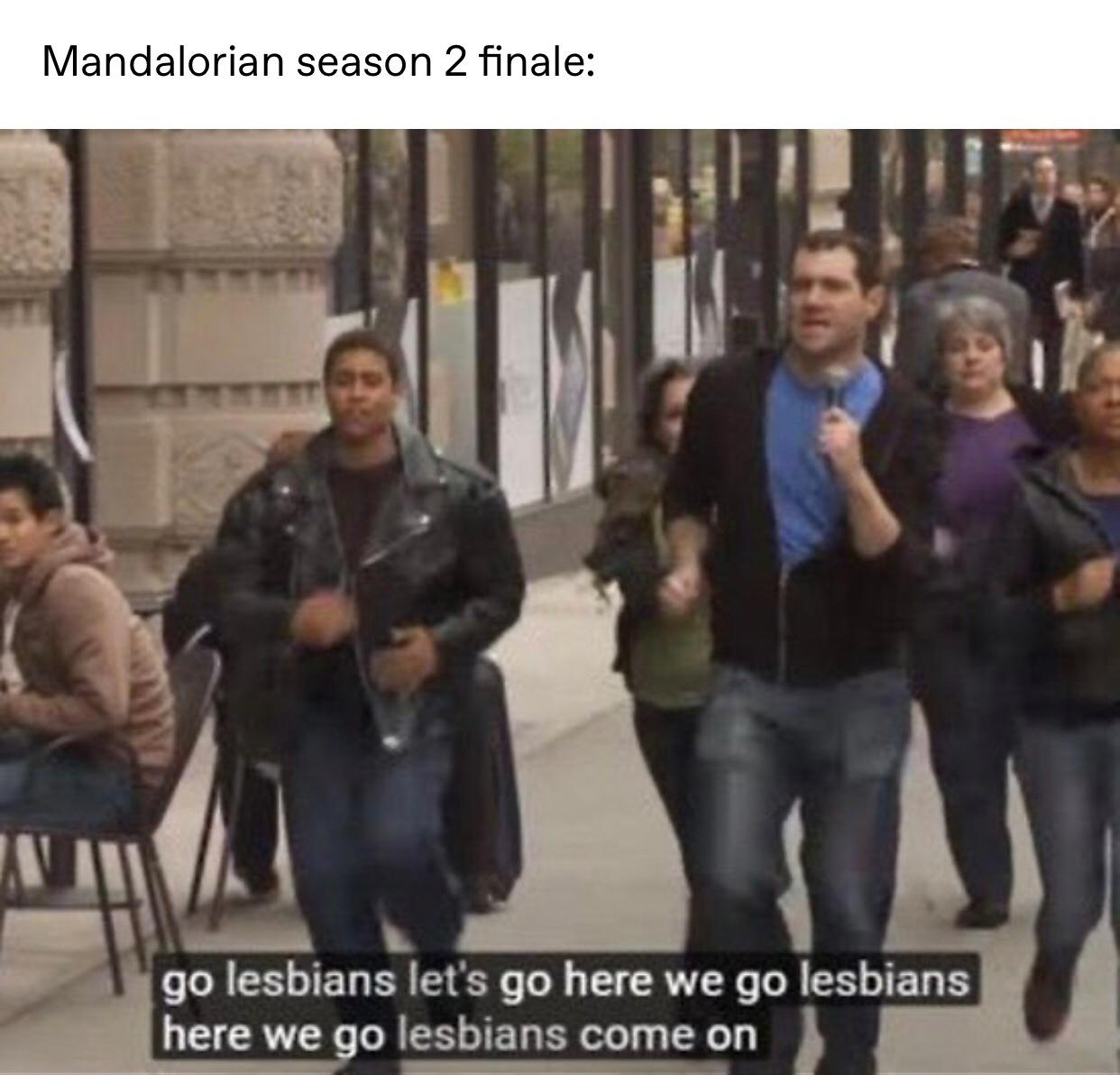 Mando and his crew rolling up like | Scrolller