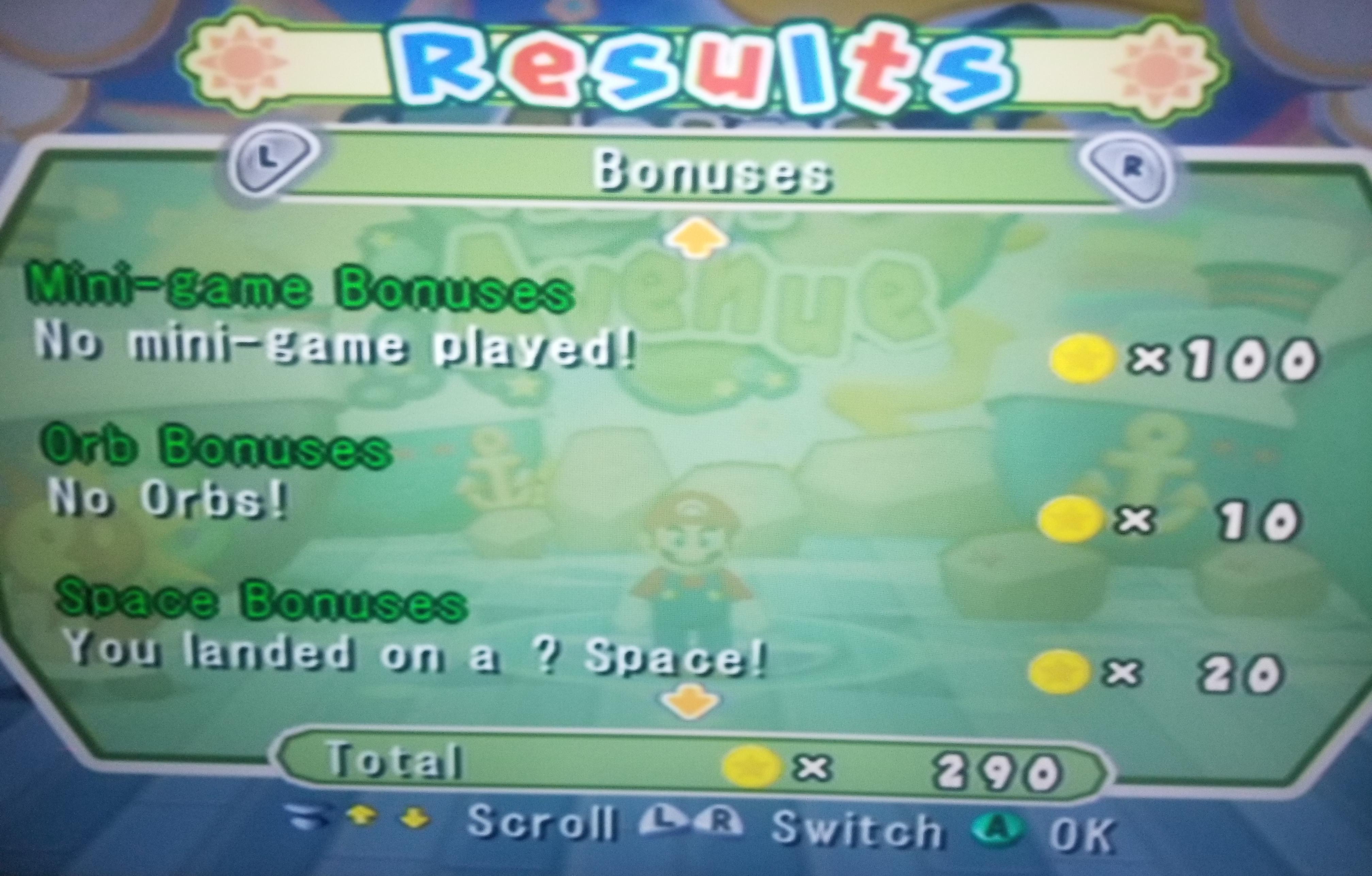 Many, MANY do-overs later, I finally got lucky enough for the no mini-game bonus. | Scrolller