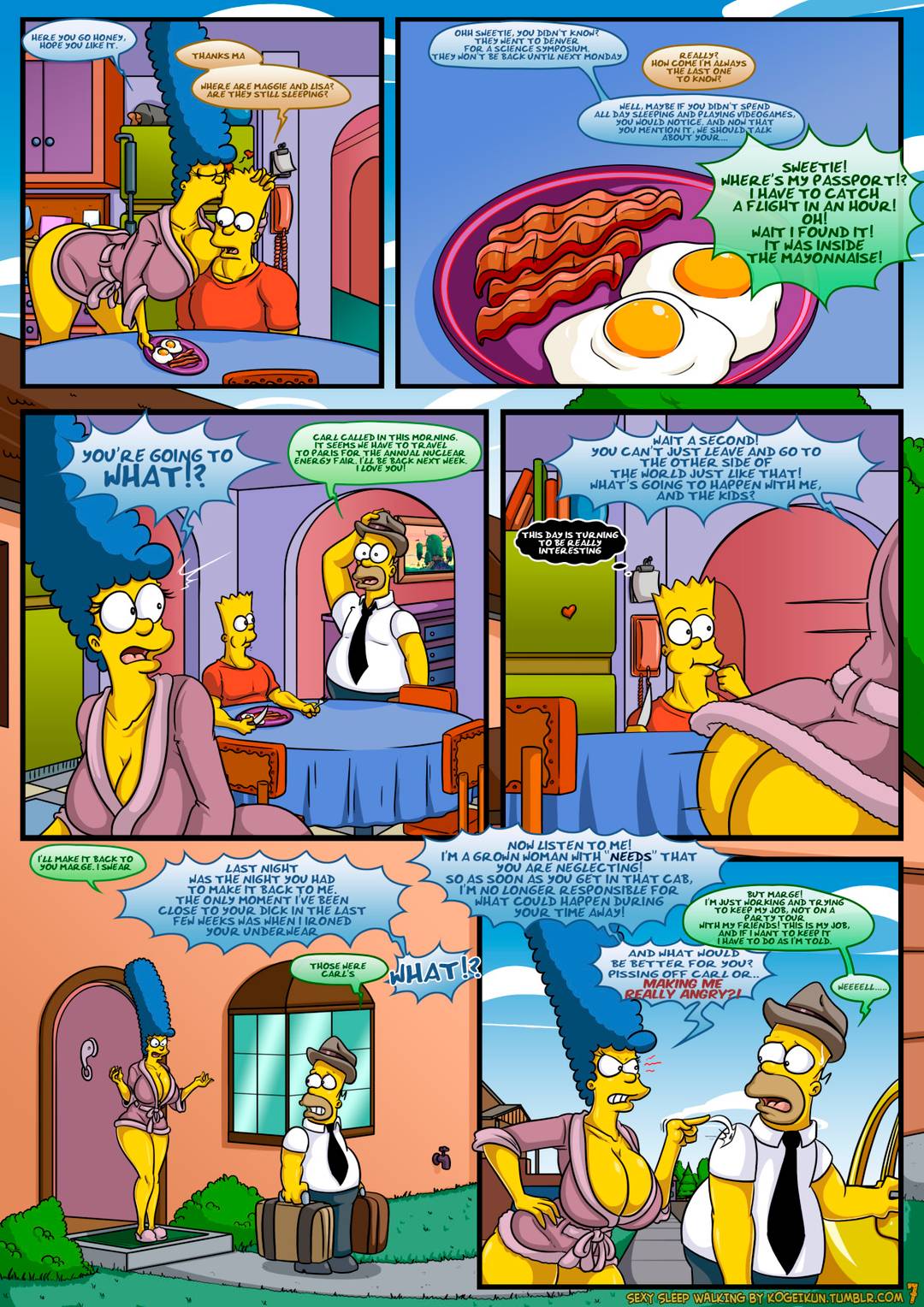 Marge's Sexy Sleep Walking | Scrolller