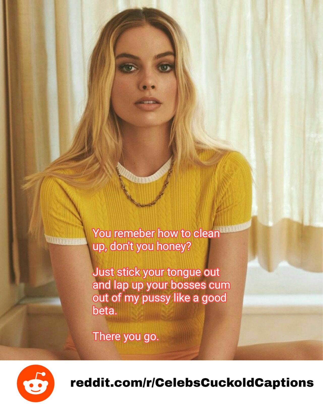 Margot Robbie Femdom Cuckold Caption | Scrolller