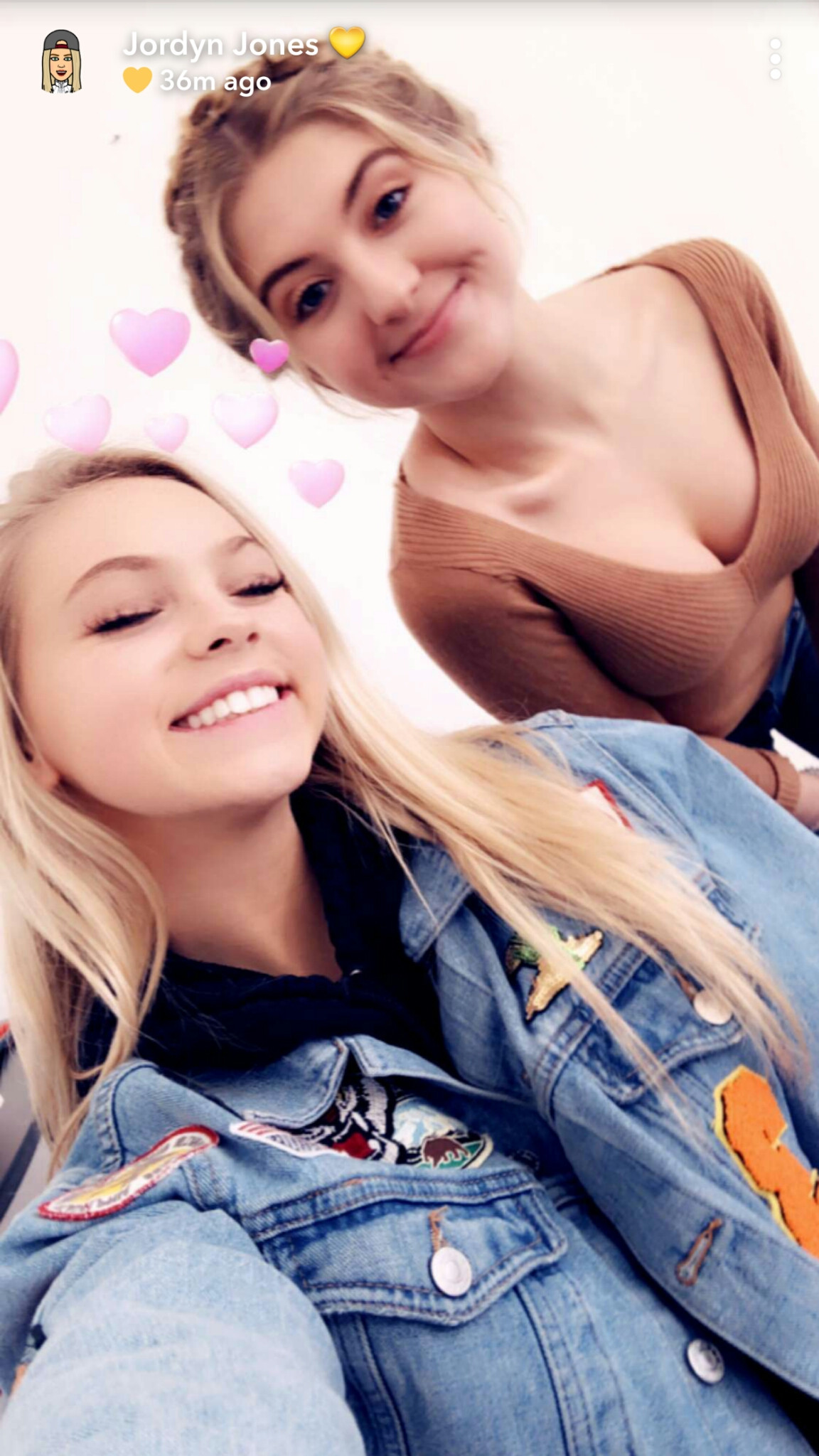 Marlhy on set with Jordyn Jones | Scrolller