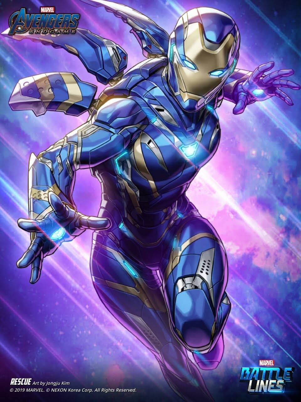Marvel Battle Lines - Rescue (EndGame) by Jong-ju Kim | Scrolller