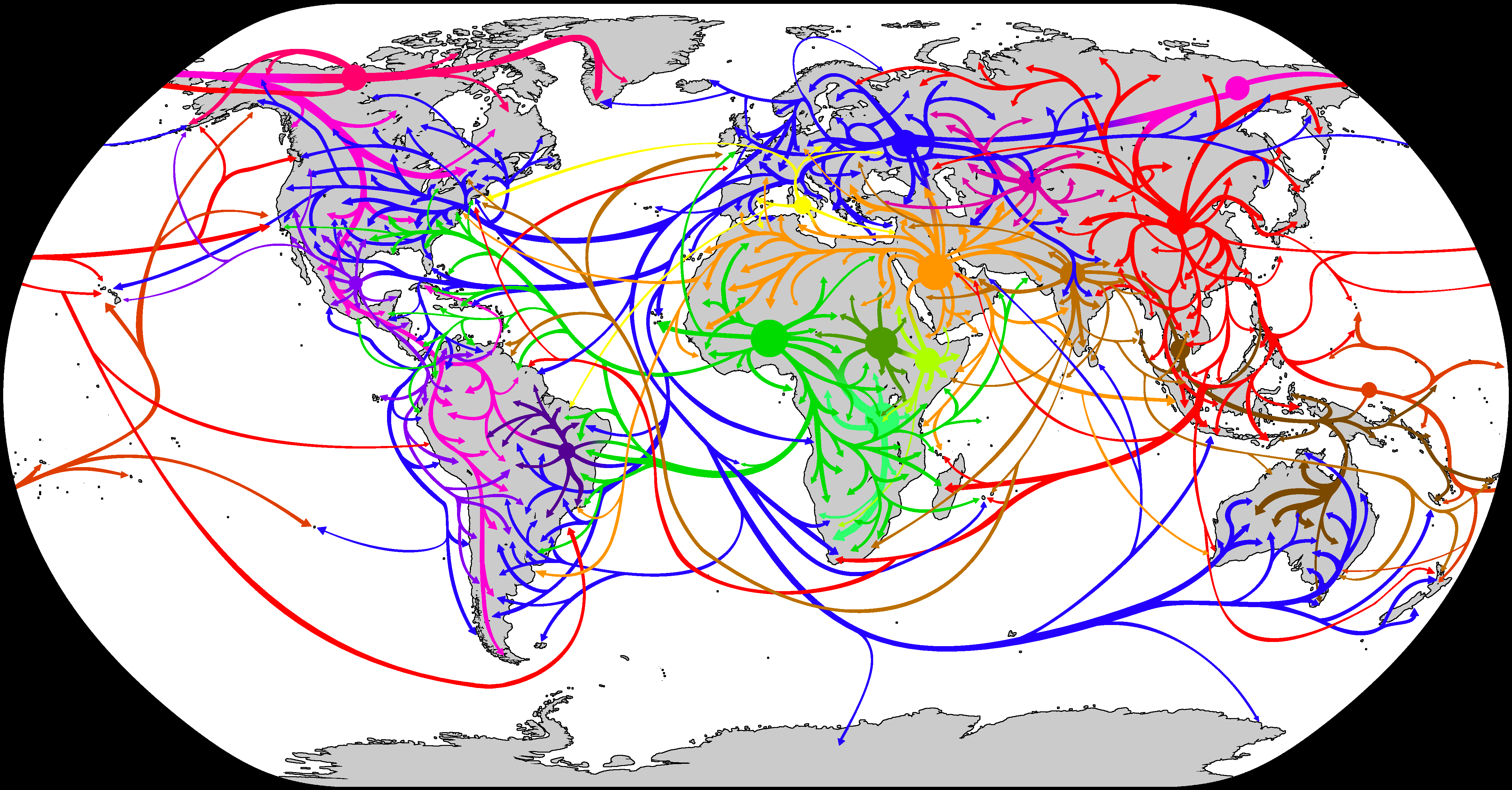 Masamap: Human Migration Throughout History | Scrolller