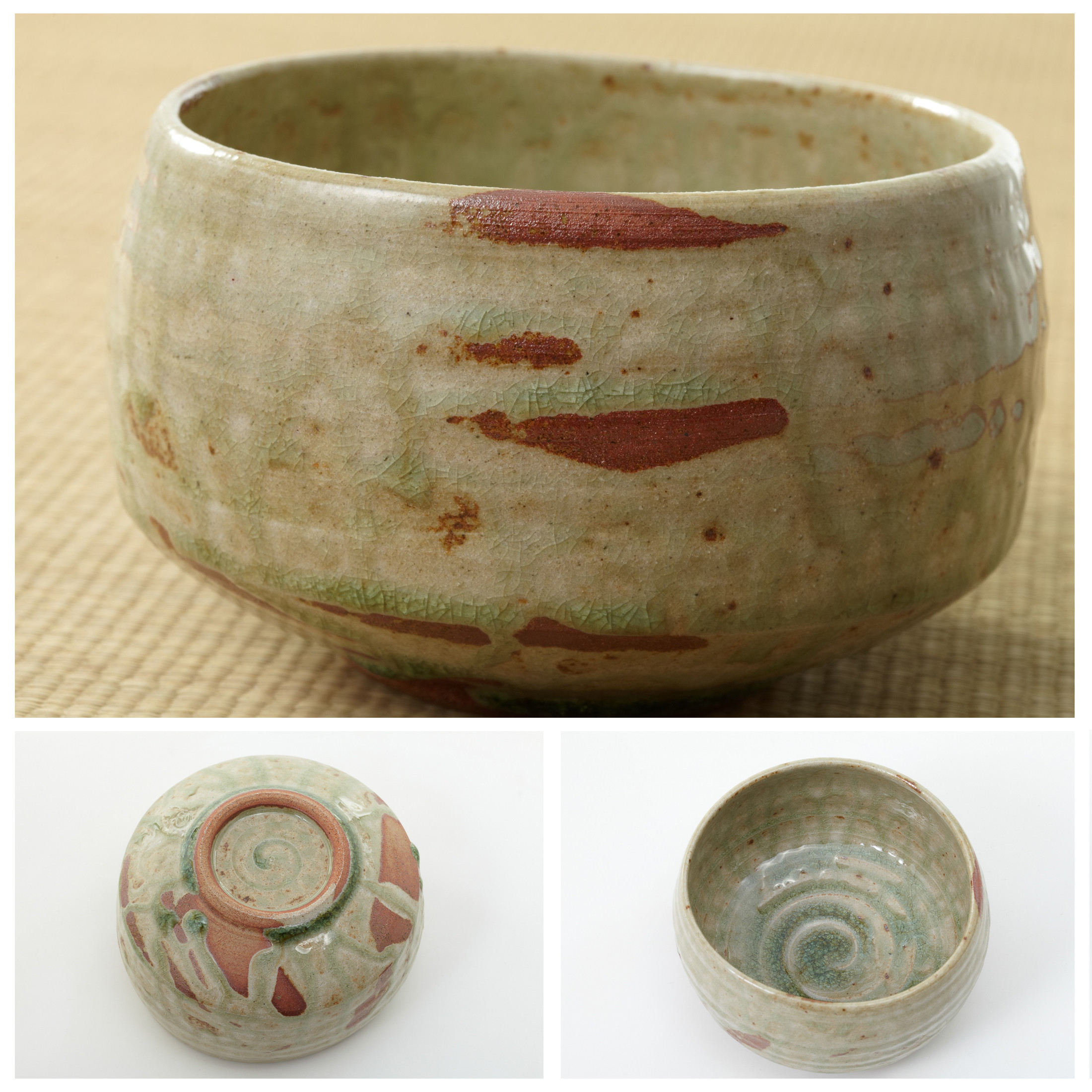 Matcha Bowl on a three-angle view, green bright inner flesh [2200x2200][OC] | Scrolller