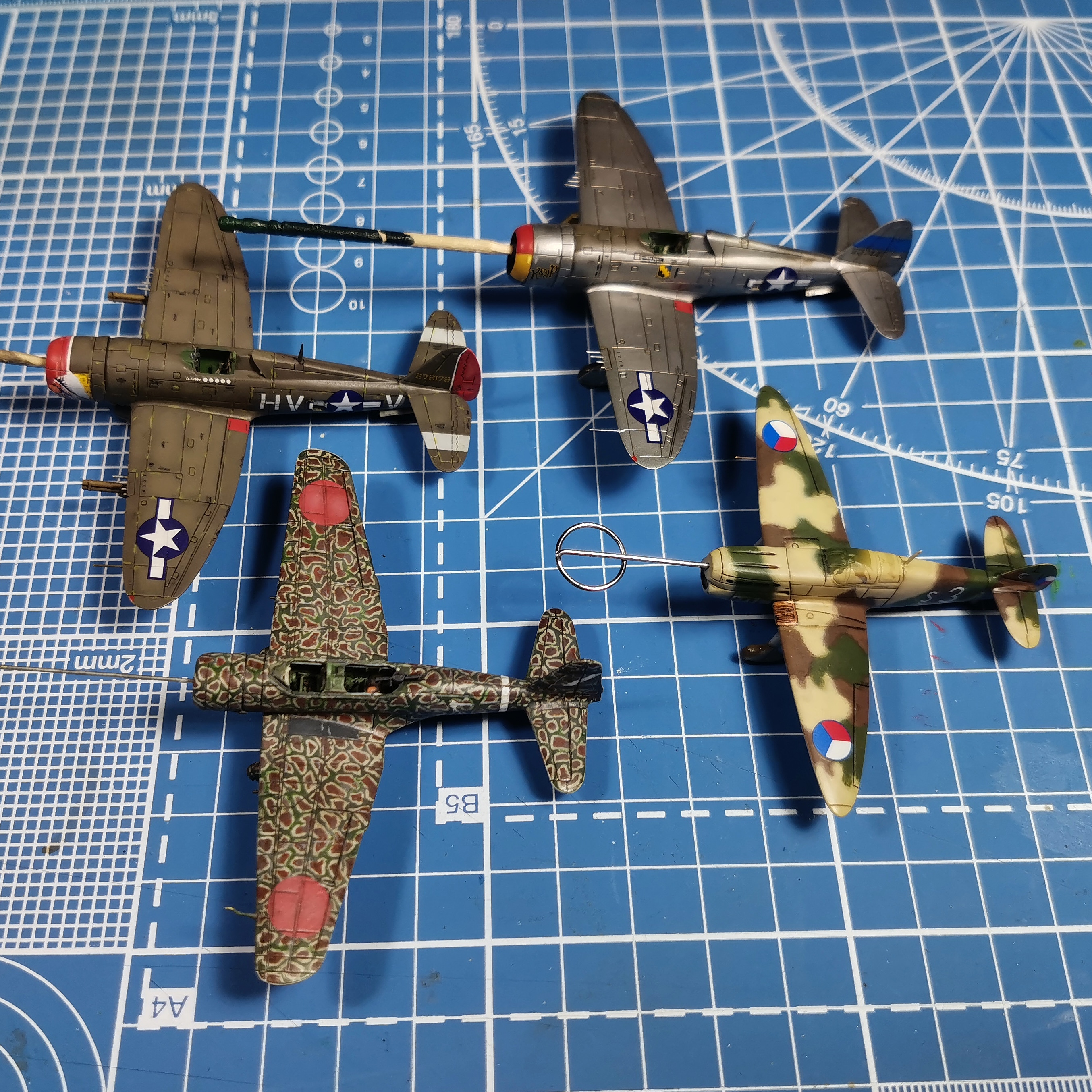 Matt varnish time for tiny aircraft | Scrolller