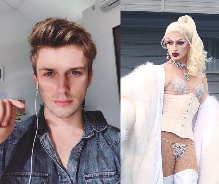 Me in and out of drag | Scrolller