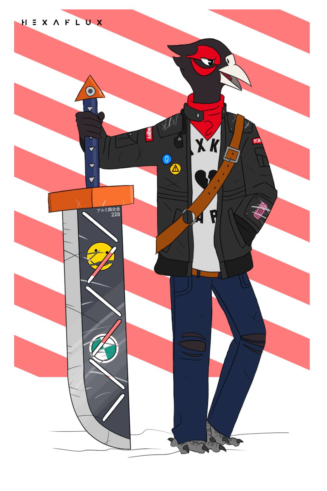 [Me] Pheasant with a giant sword! | Scrolller