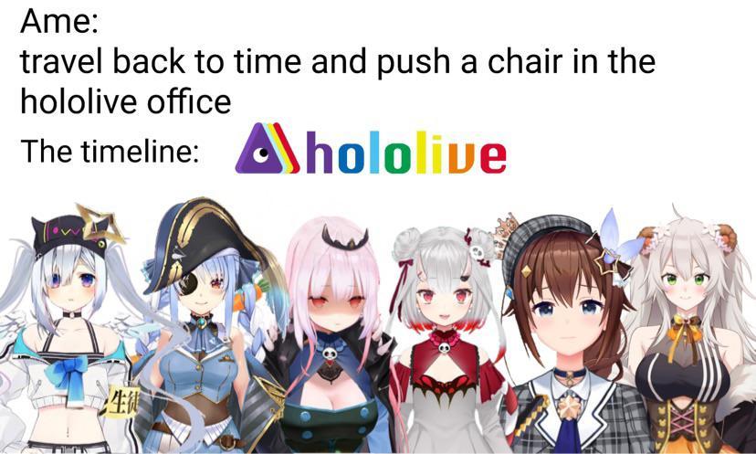 Meanwhile the Hololive member in parallel universe: | Scrolller