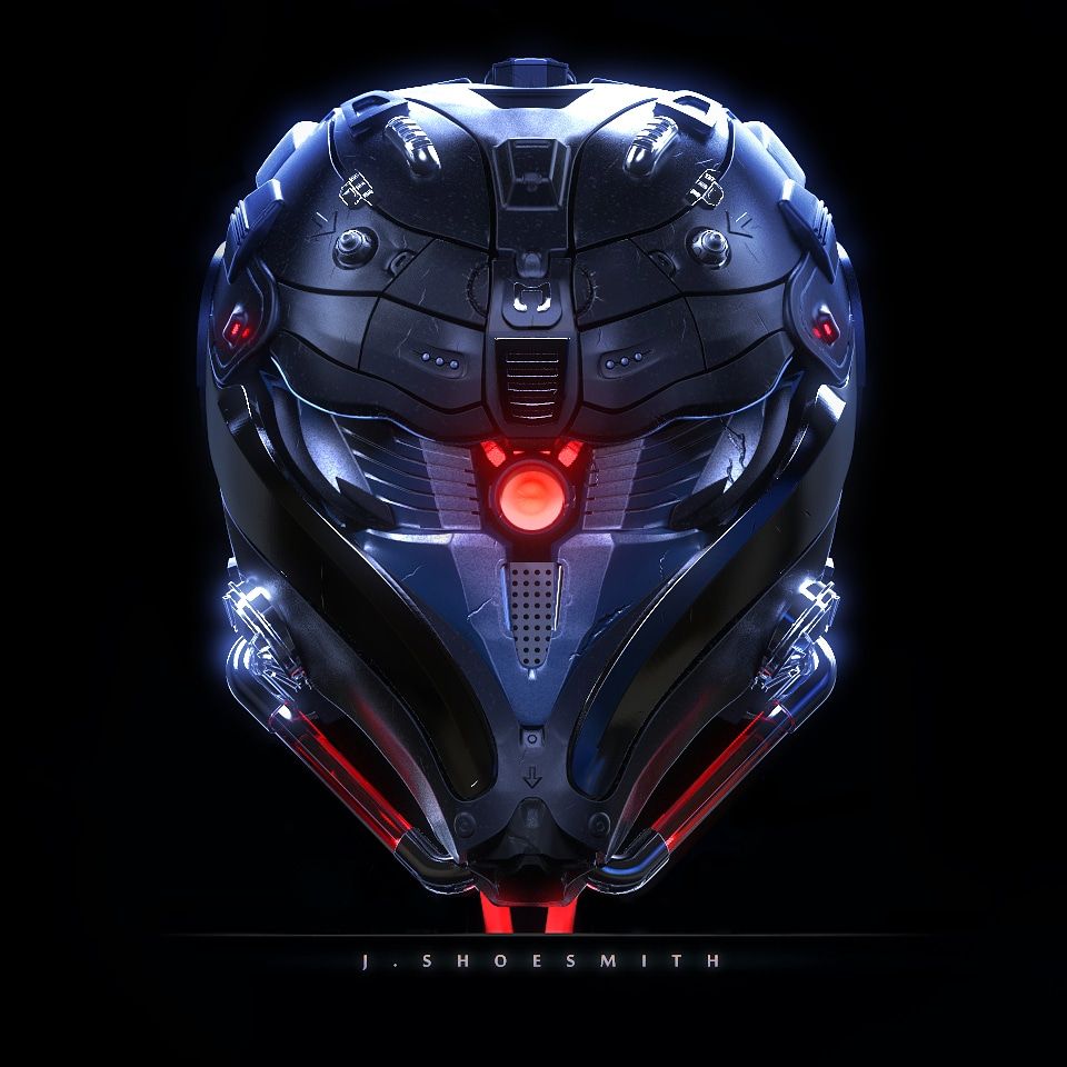 Mech Head, Jonathan Shoesmith, 2017 | Scrolller