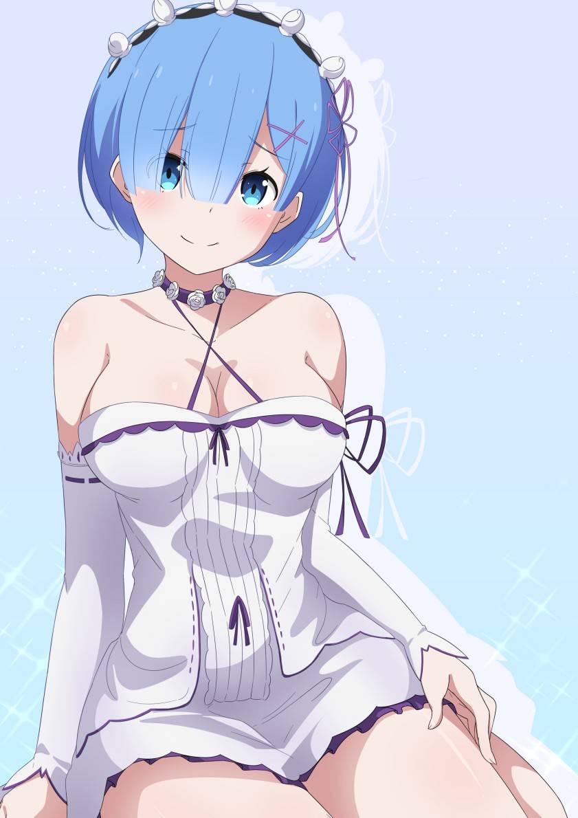 [Media] White dress Rem | Scrolller