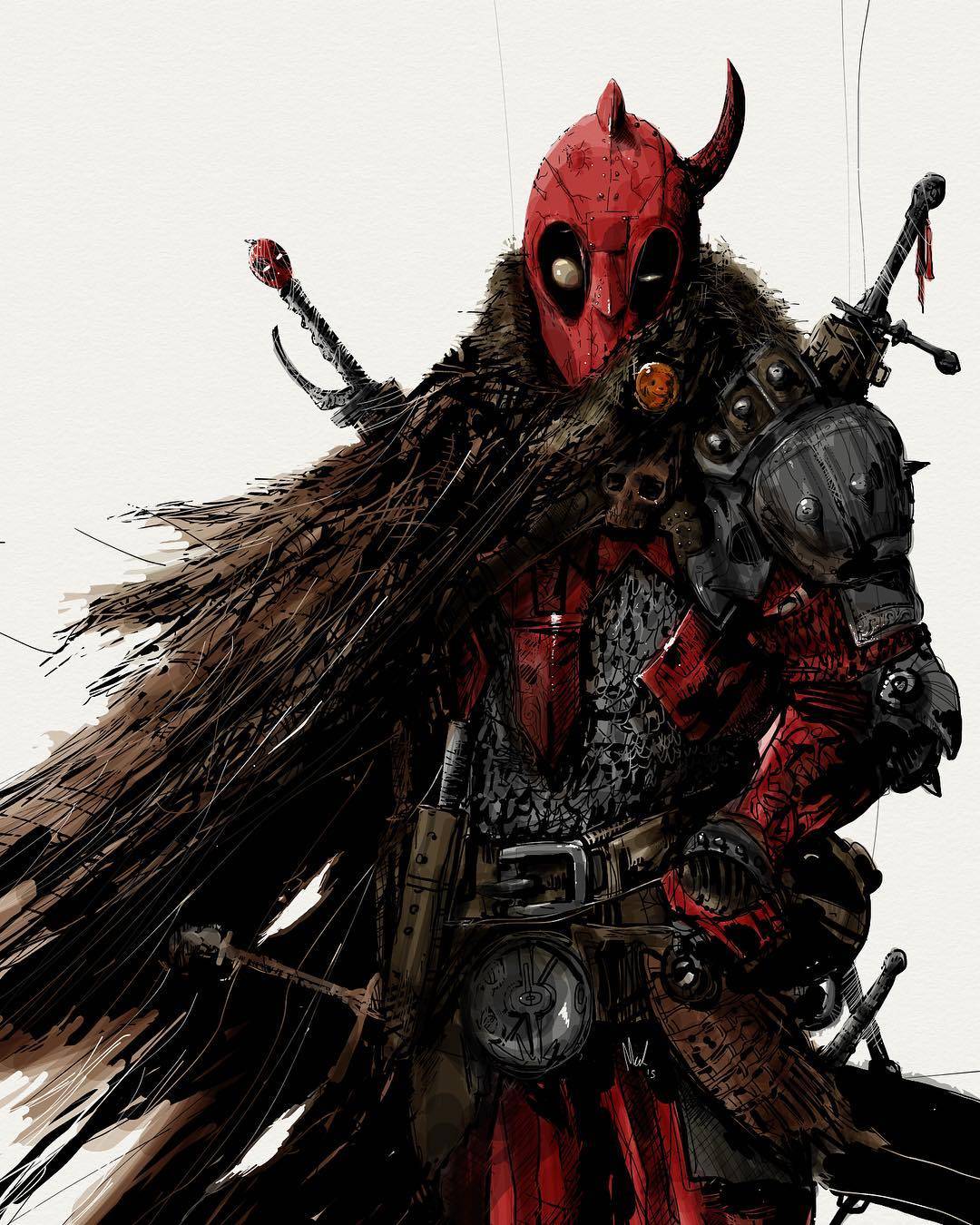 Medieval Deadpool by M.J. Hiblen | Scrolller
