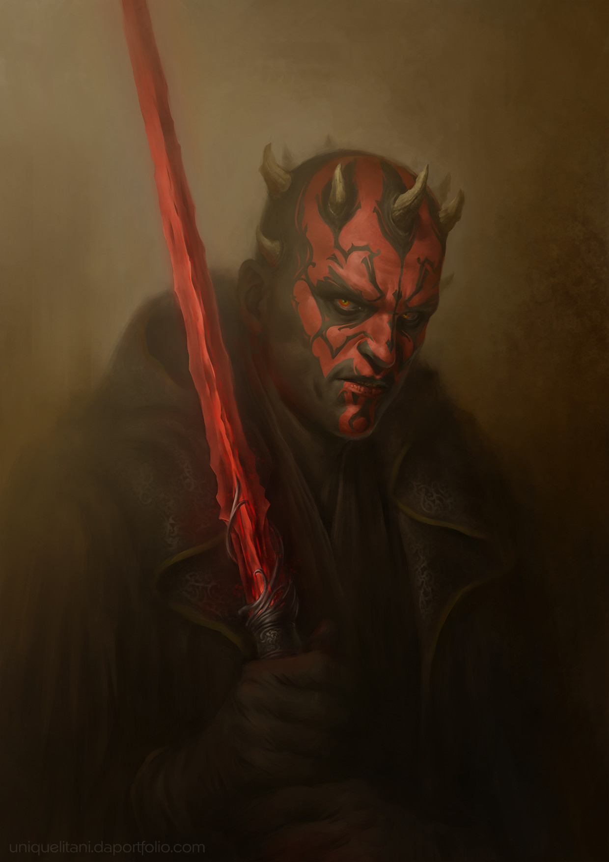 Medieval Fantasy Darth Maul by Unique Litani Soparie | Scrolller