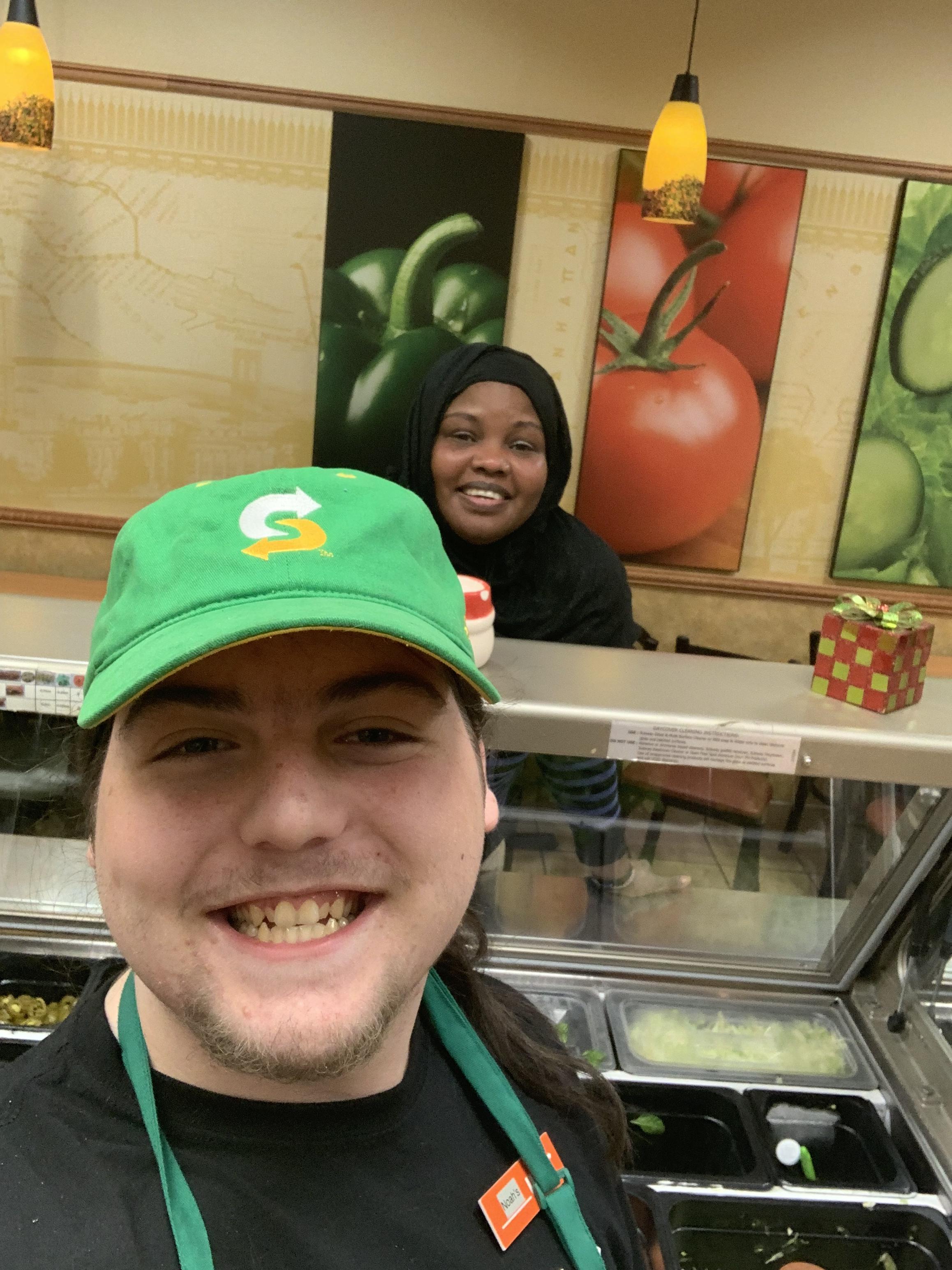 Meet Pickle Lady! She comes on every night and orders an Oven Roasted Chicken in the microwave ...