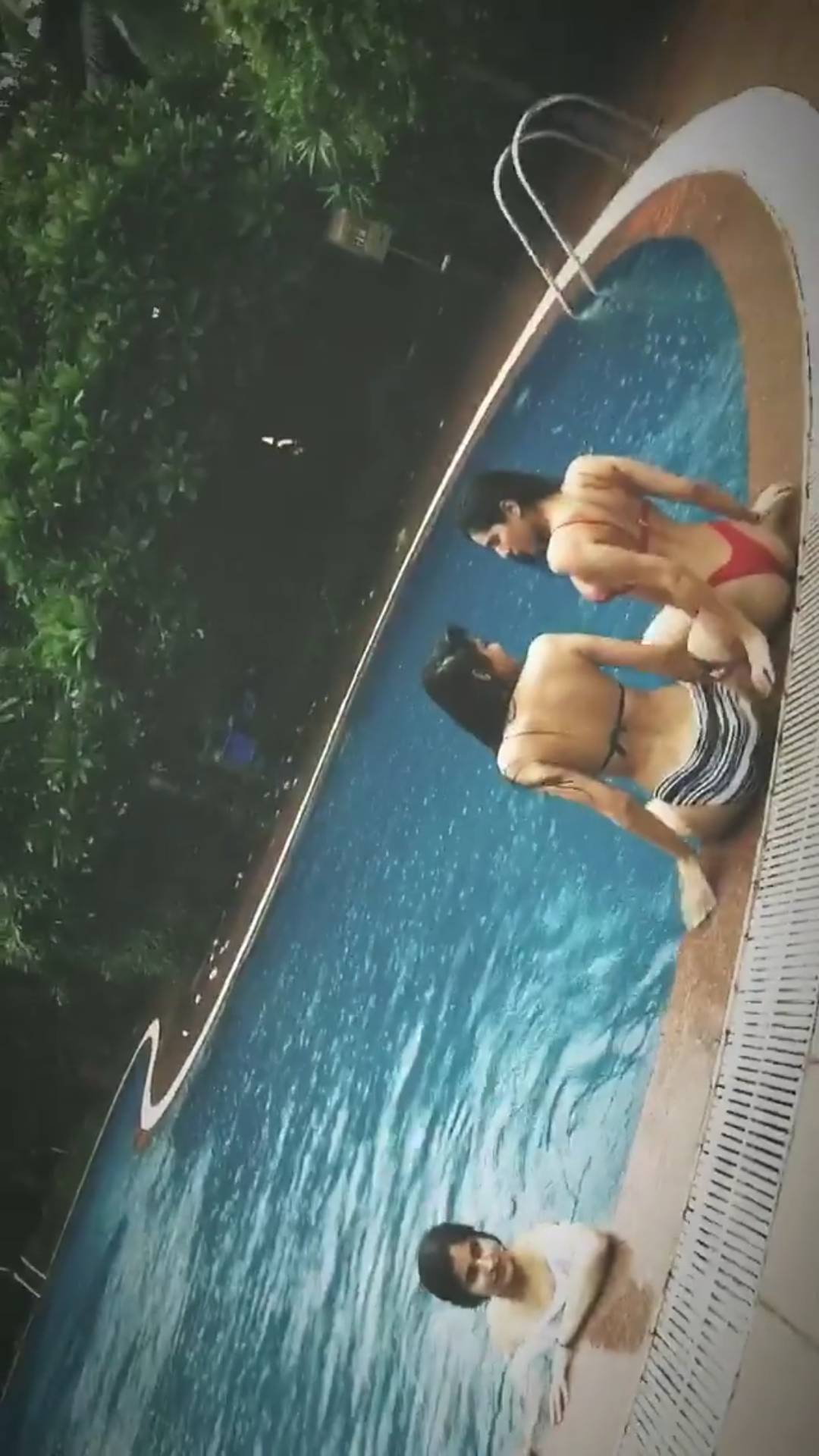 Meghna kaur and Radhika sethh backless at pool series - 3 | Scrolller